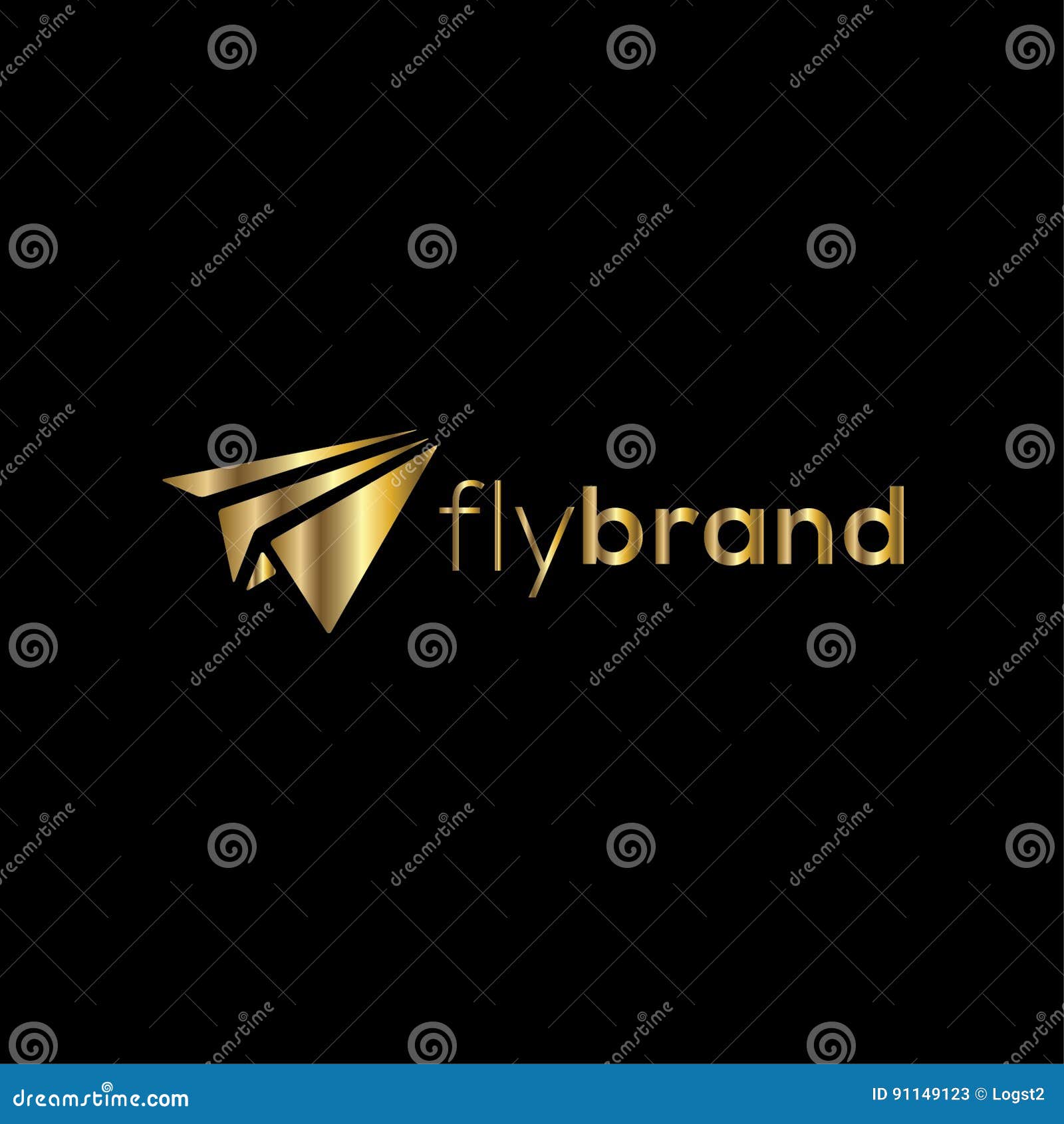 Fly vector logo design stock vector. Illustration of icon - 91149123