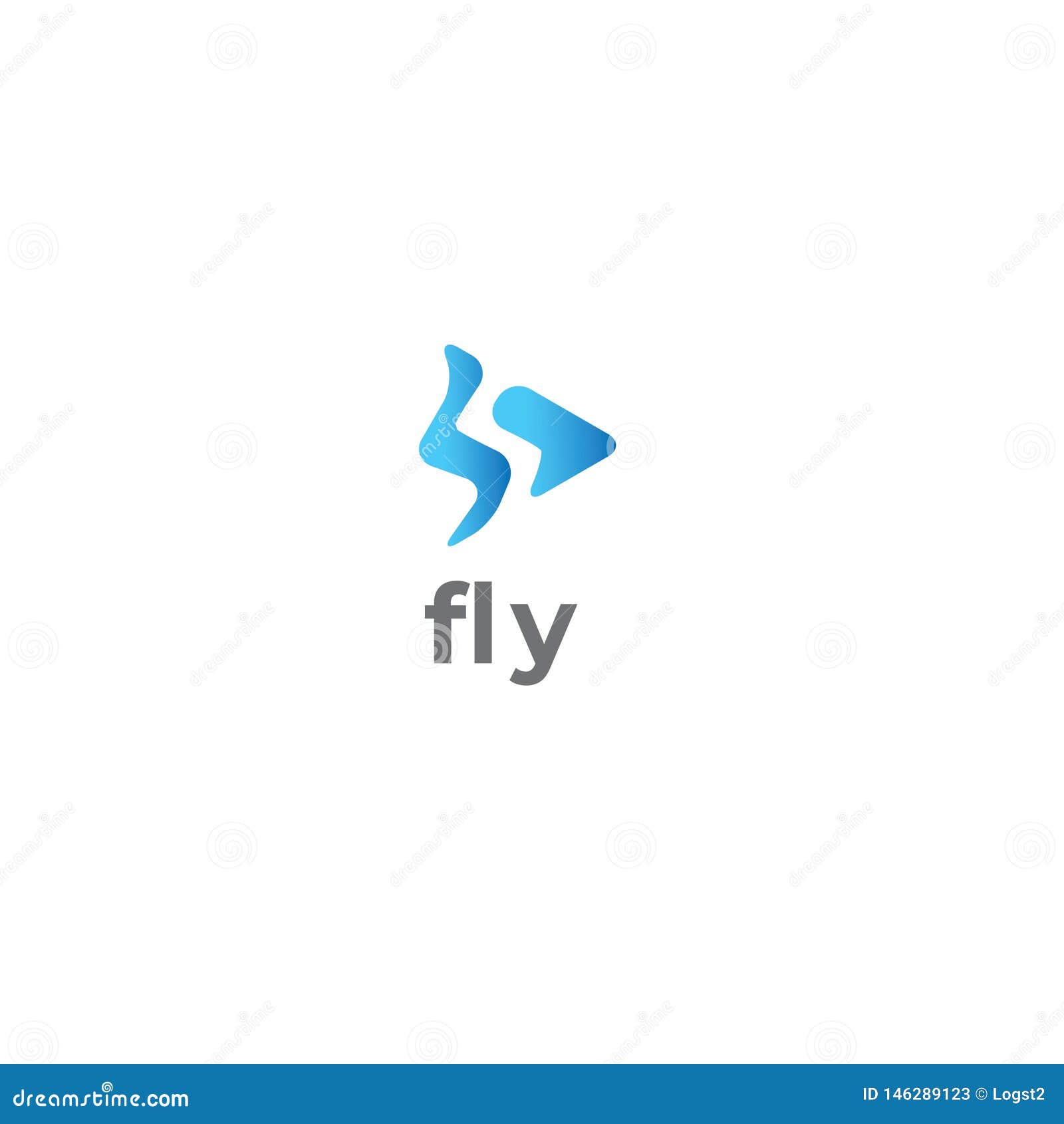 Fly Vector Logo. Fly Emblem Stock Vector - Illustration of icon ...