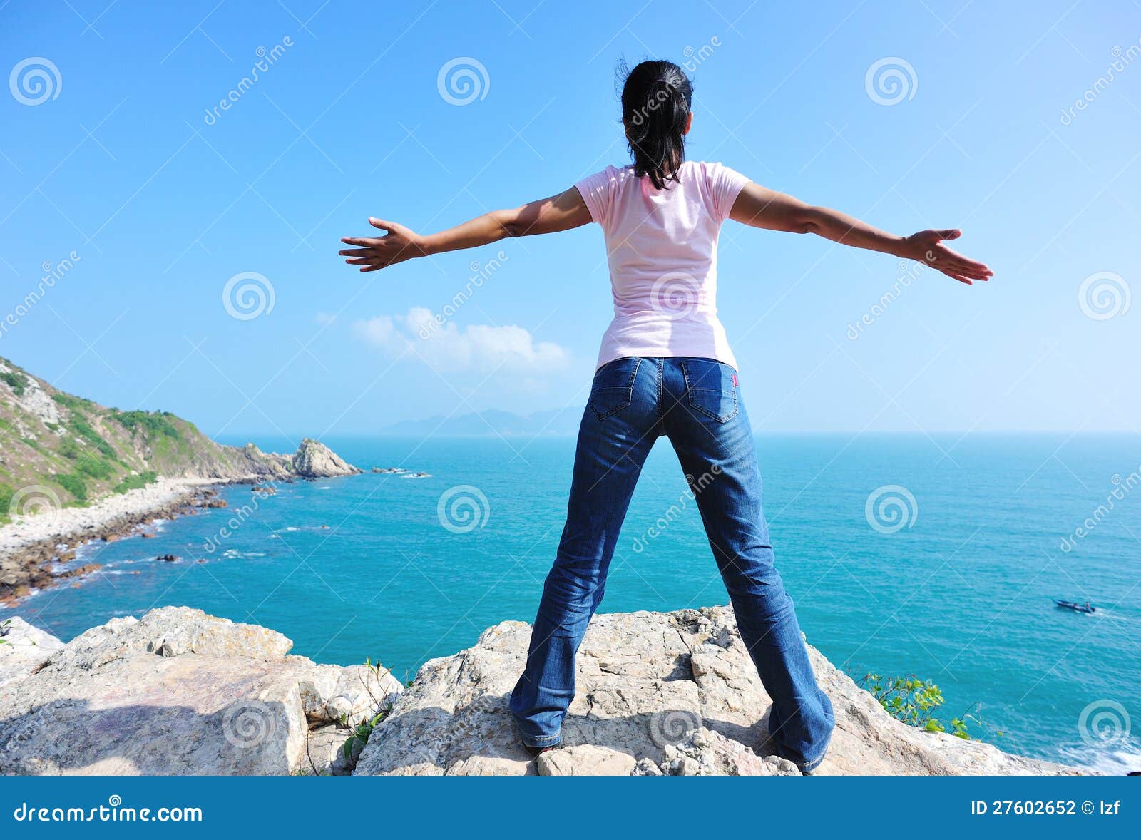 Fly woman stock photo. Image of fitness, celebrating - 27602652