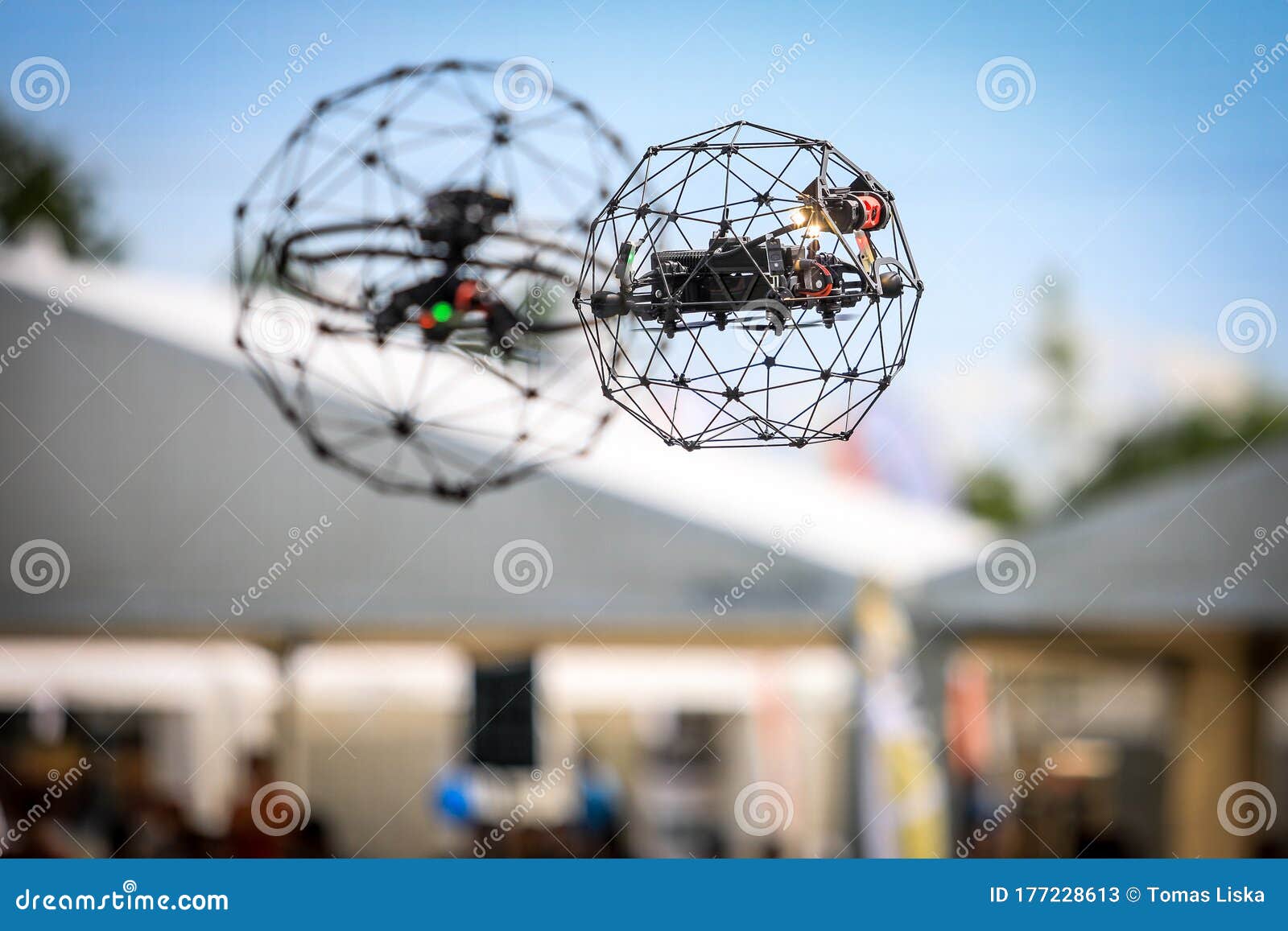 Flyability ELIOS 1 and 2 editorial stock photo. Image of pilsen - 177228613