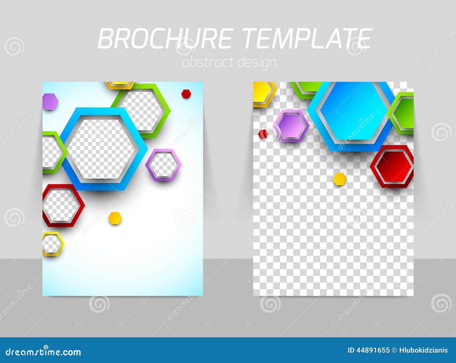 Flyer Back and Front Template Design Stock Vector - Illustration of ...