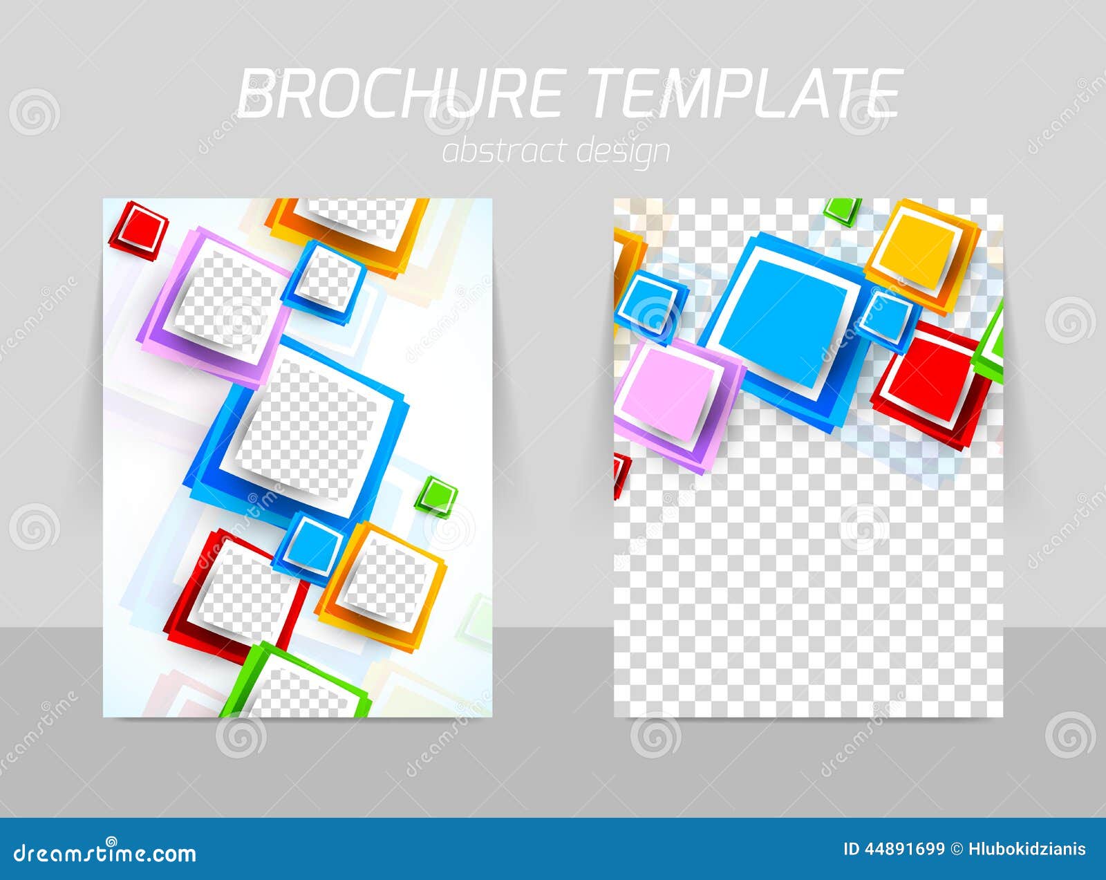 Flyer Back and Front Template Design Stock Vector - Illustration of ...