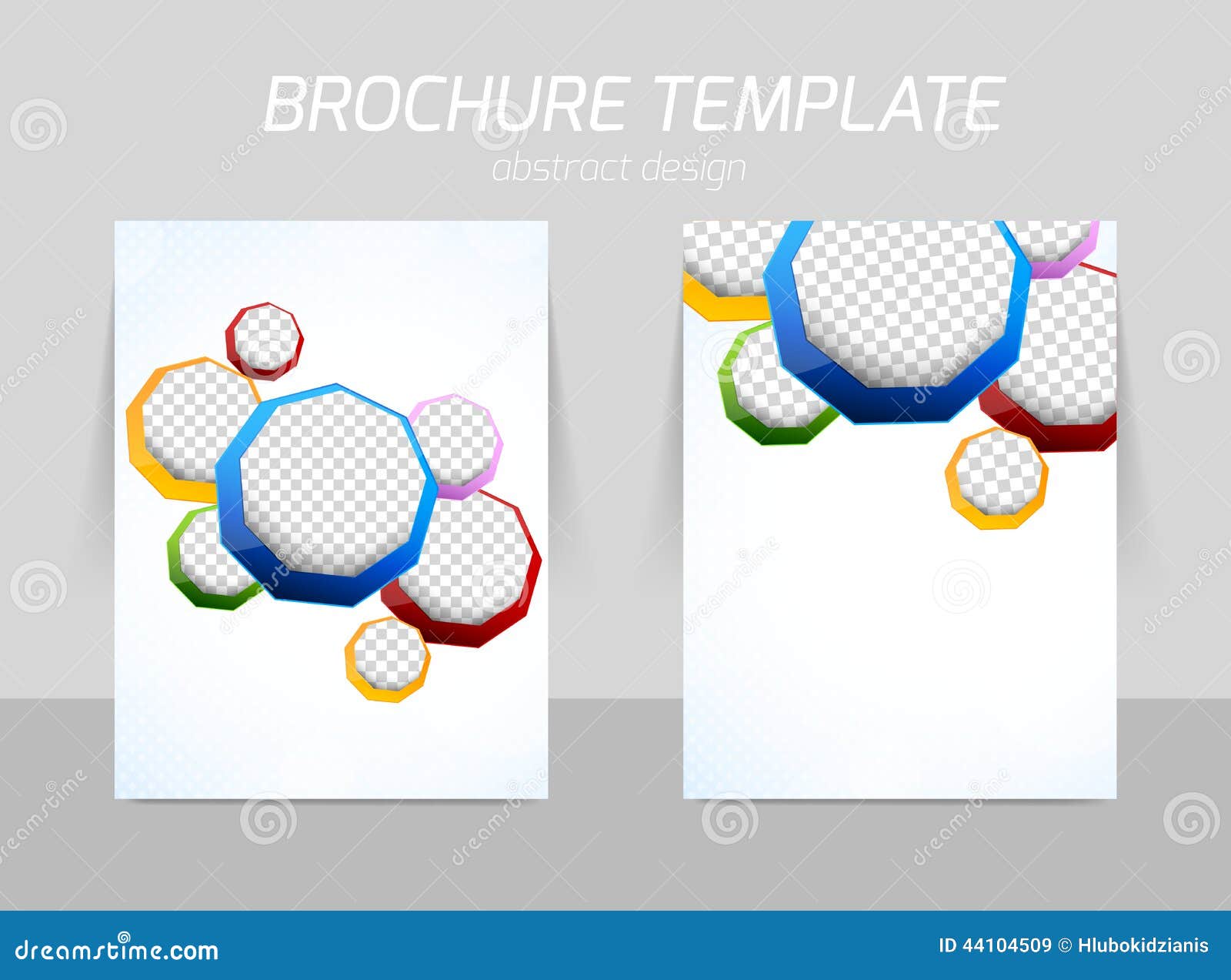 Flyer Back and Front Template Design Stock Vector - Illustration of ...