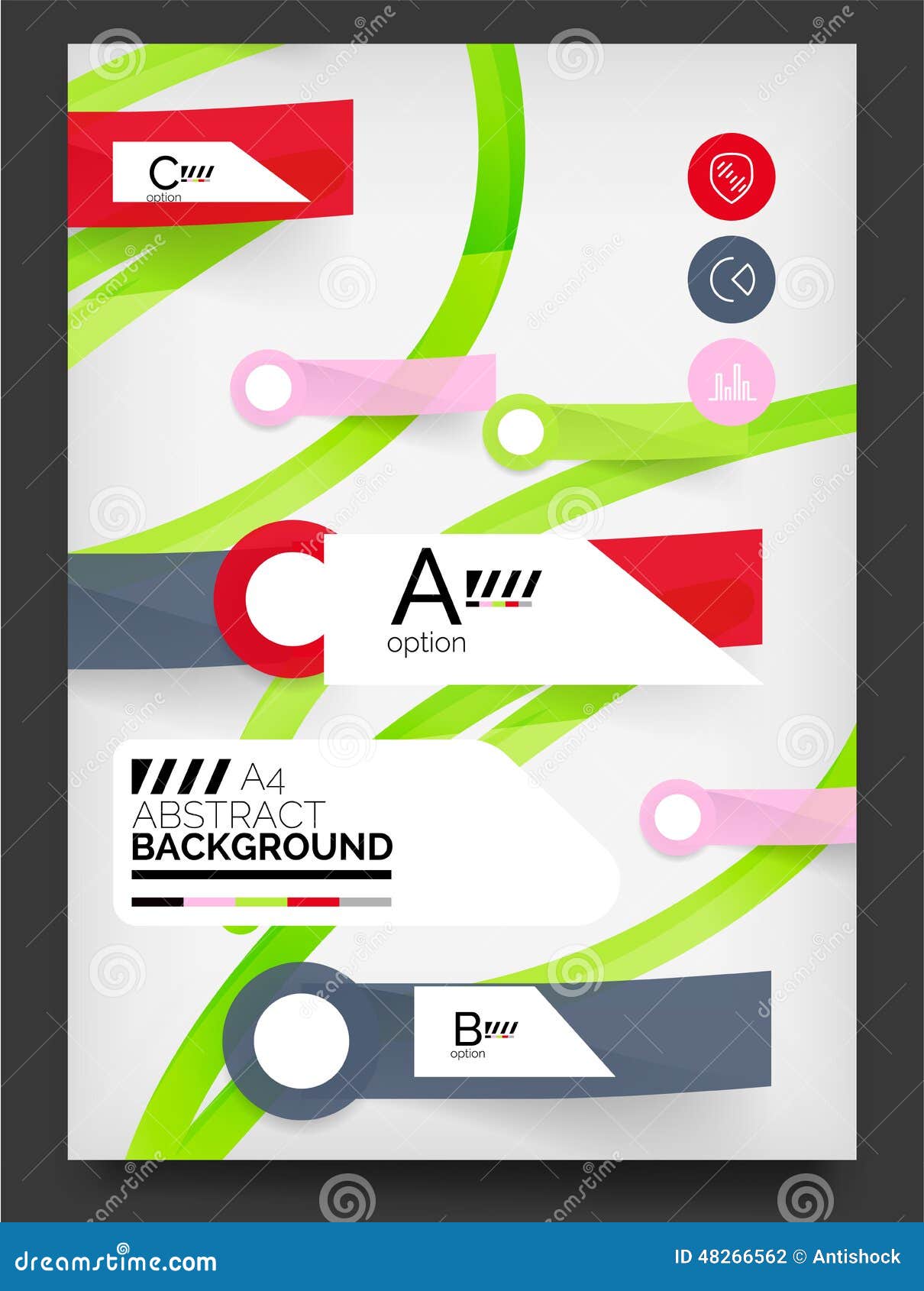 Flyer, Brochure Design Template Stock Vector - Illustration of graphics ...