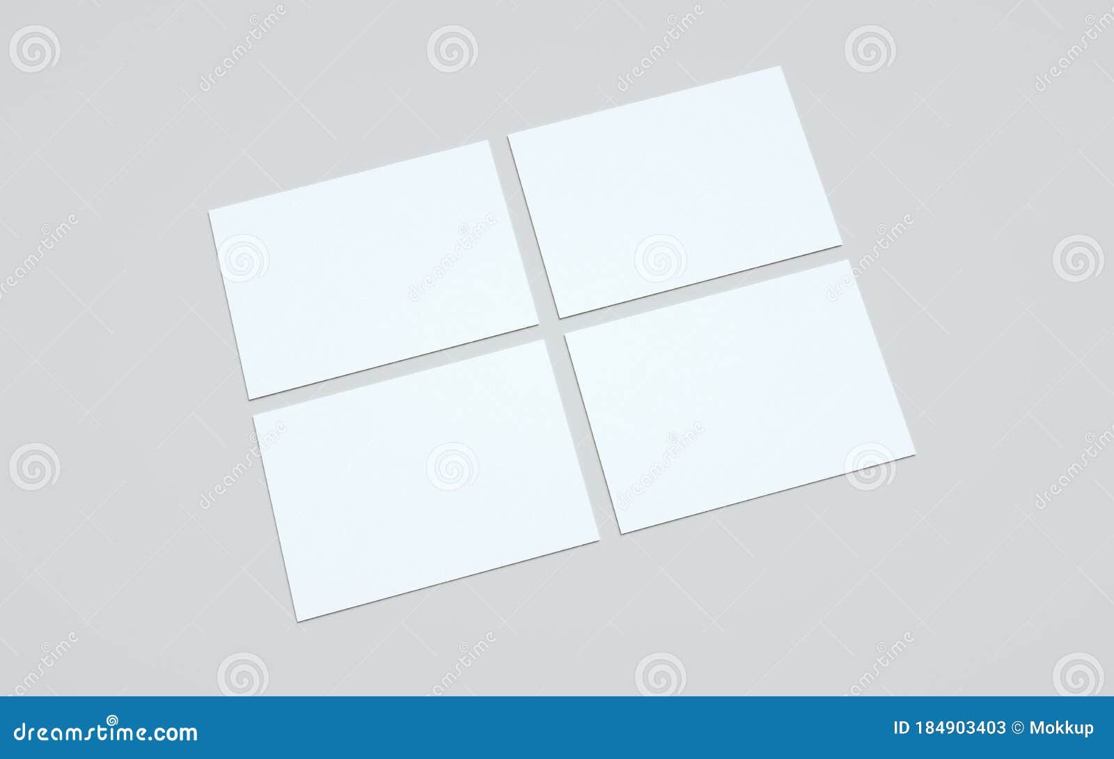 A5 Flyer / Brochure Mock-Up - Multiple Flyers. 3D Illustration Stock ...