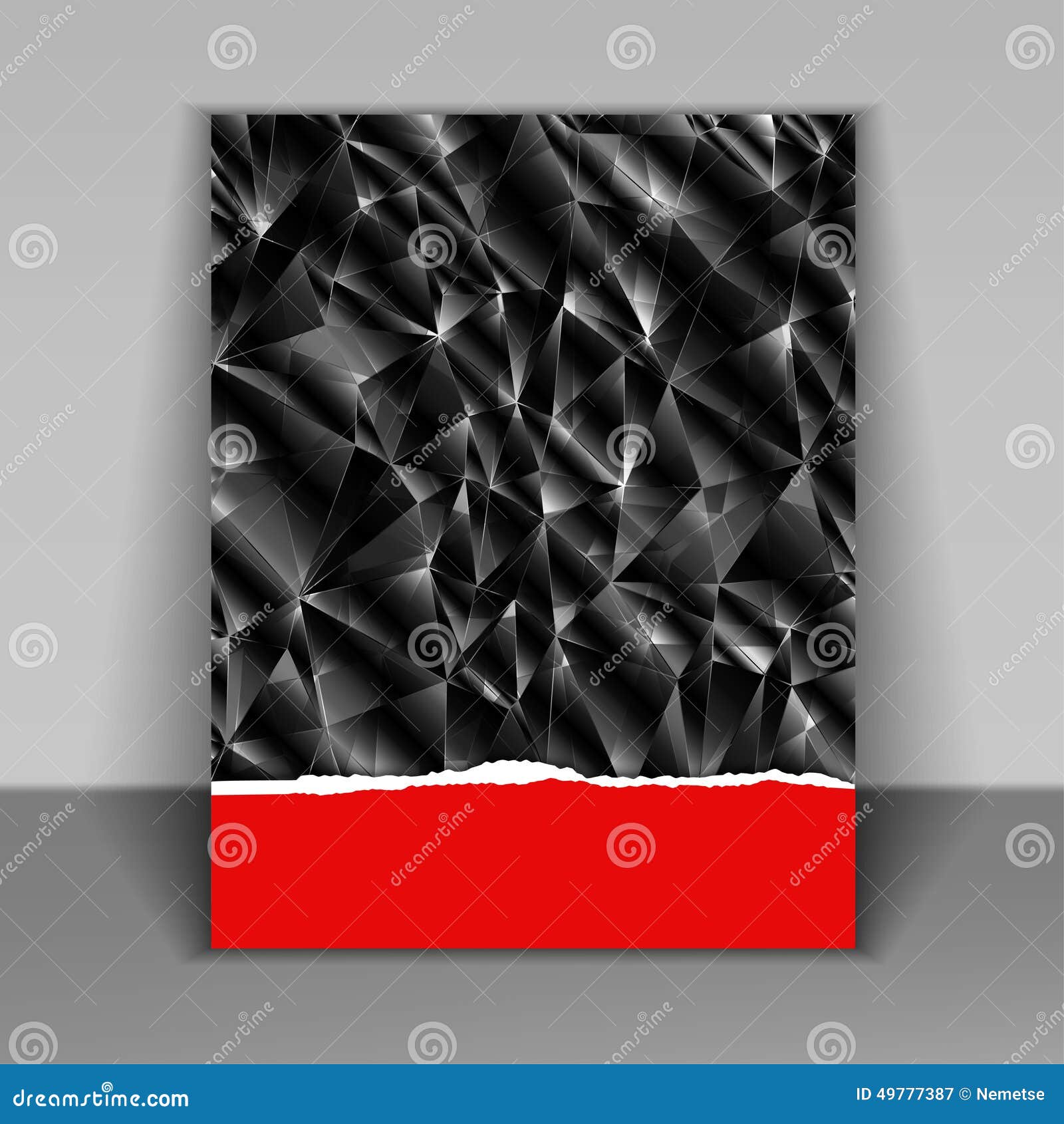 Flyer brochure stock vector. Illustration of concept - 49777387