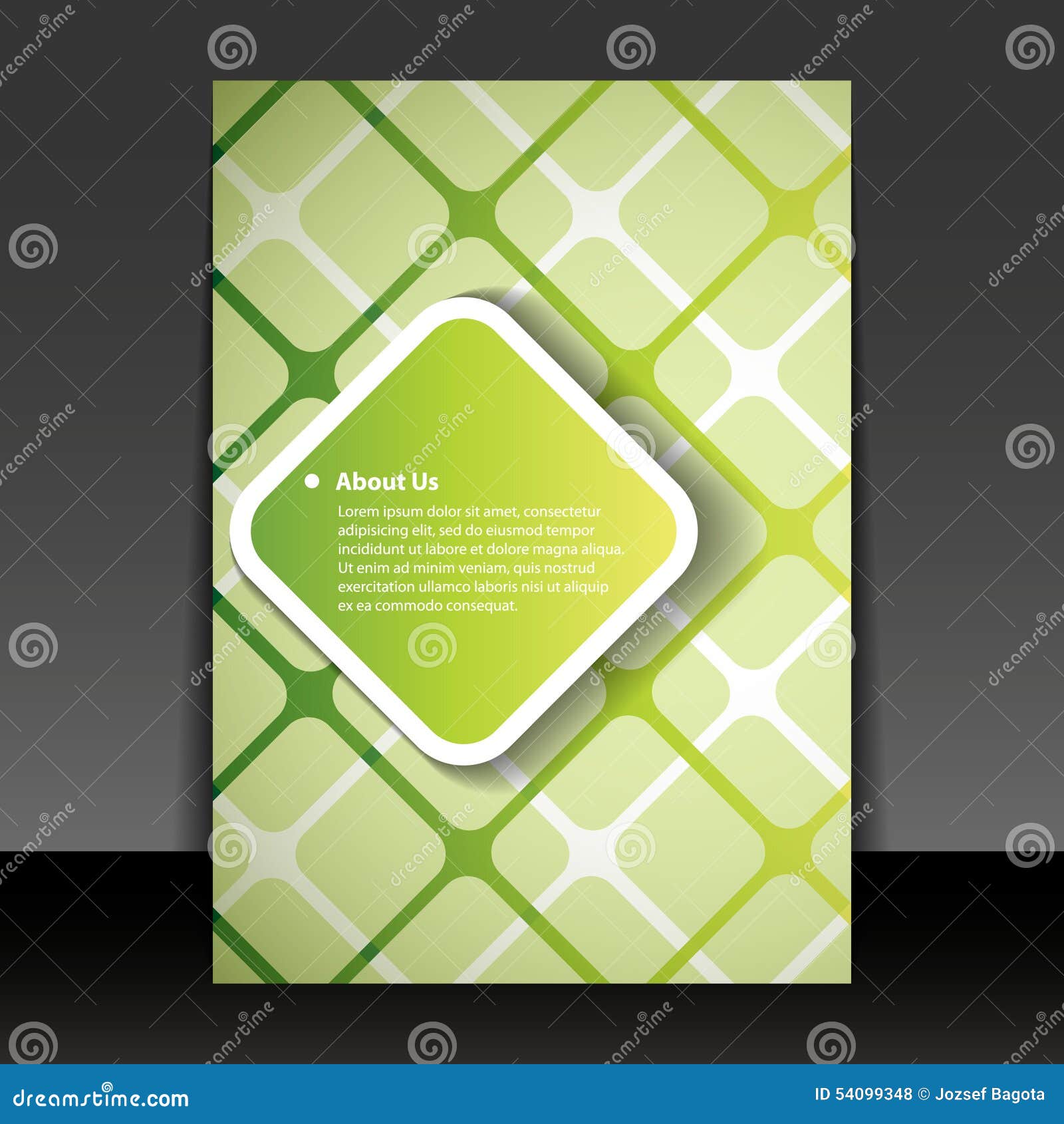 Flyer or Cover Design stock vector. Illustration of colorful - 54099348