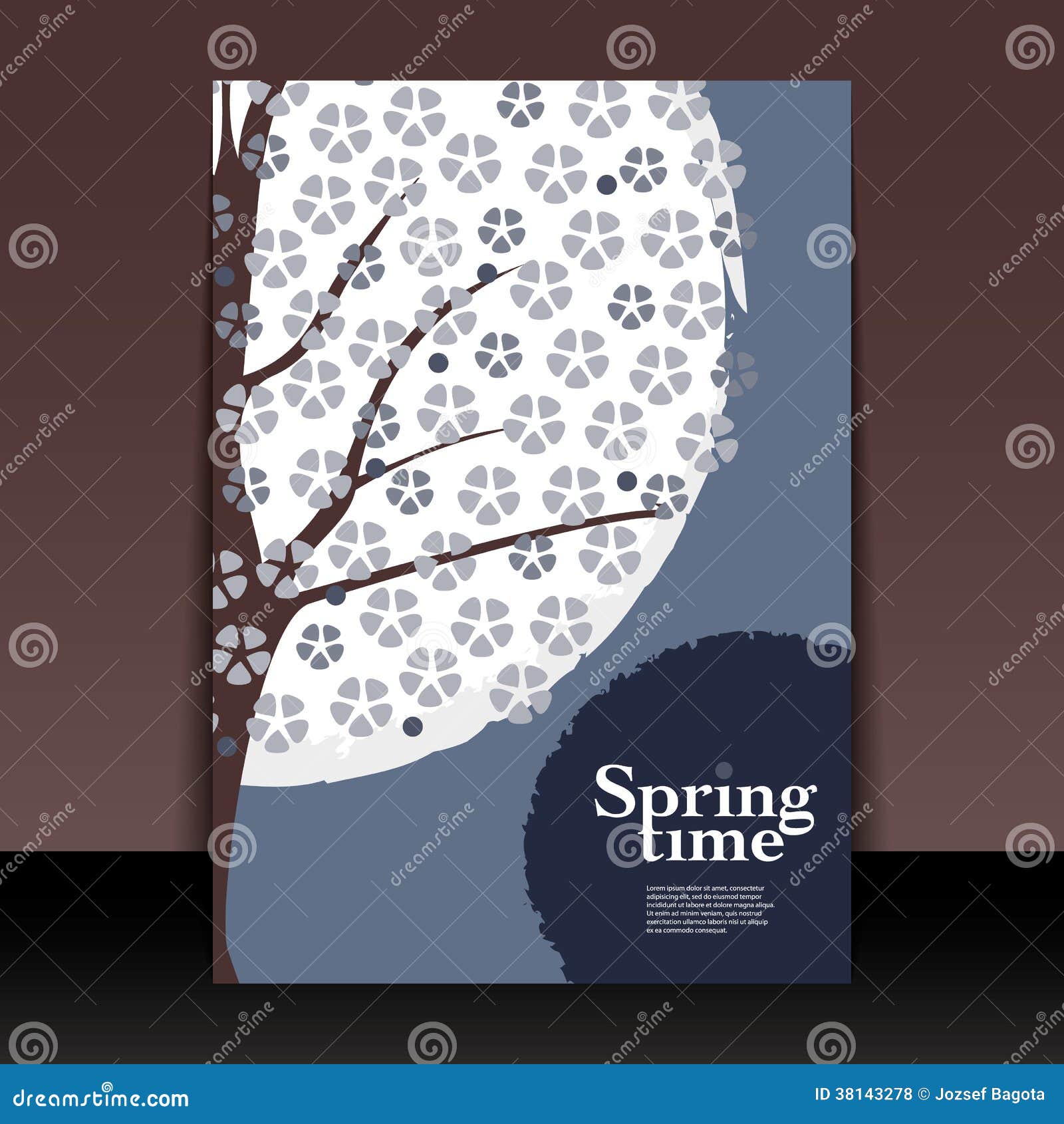 Flyer or Cover Design stock vector. Illustration of flyer - 38143278