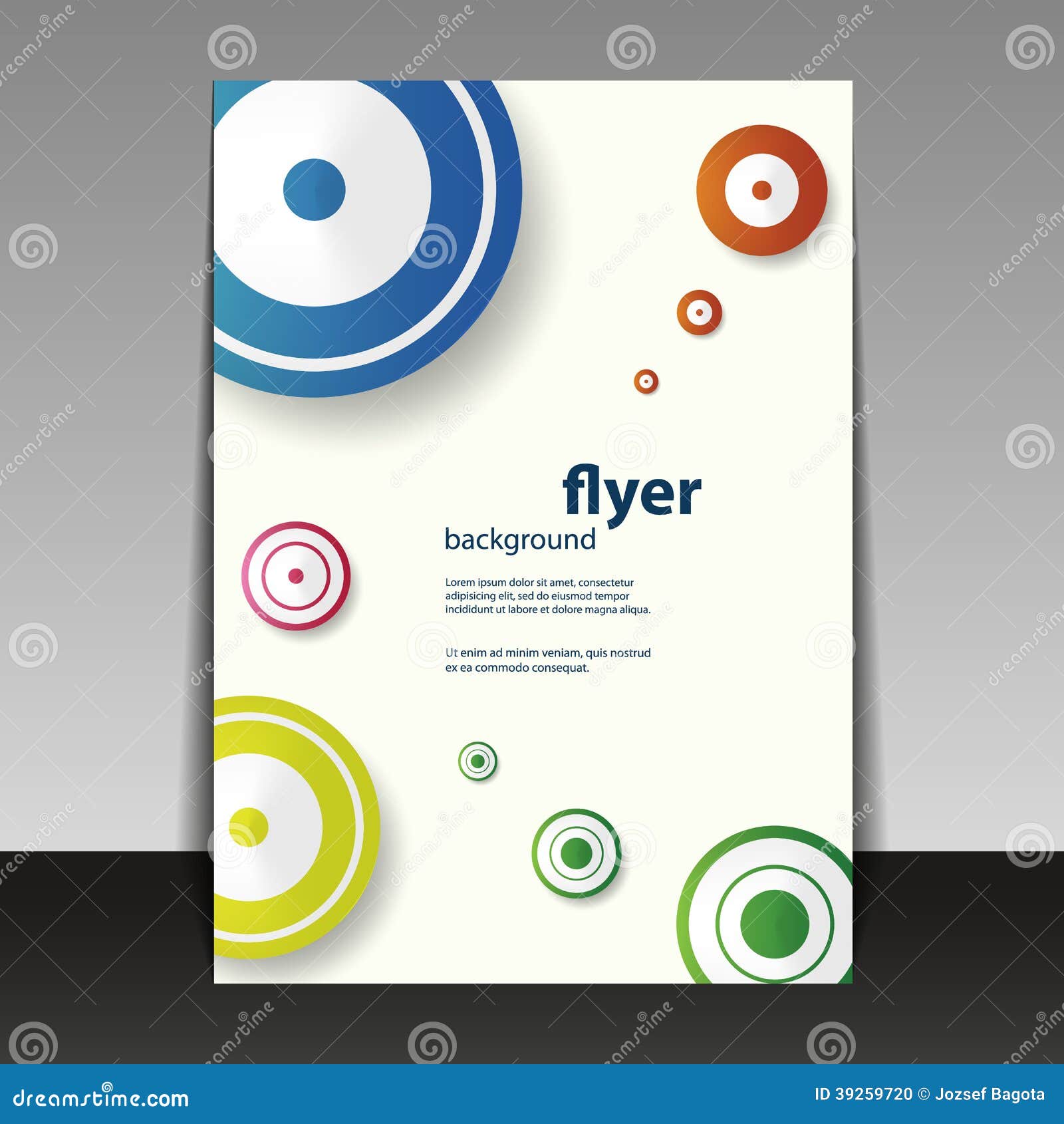 Flyer or Cover Design with Circles Stock Vector - Illustration of ... Flyer or Cover Design with Circles Stock Vector - Illustration of ...