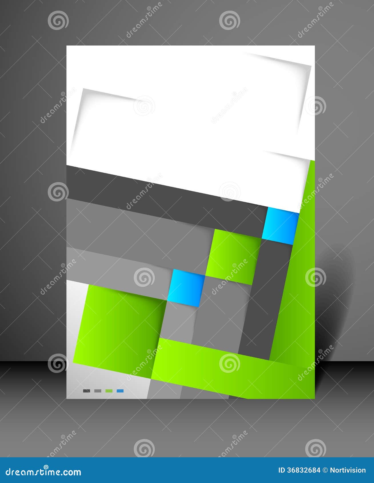 Flyer Design Background with Squares Stock Vector - Illustration of ...