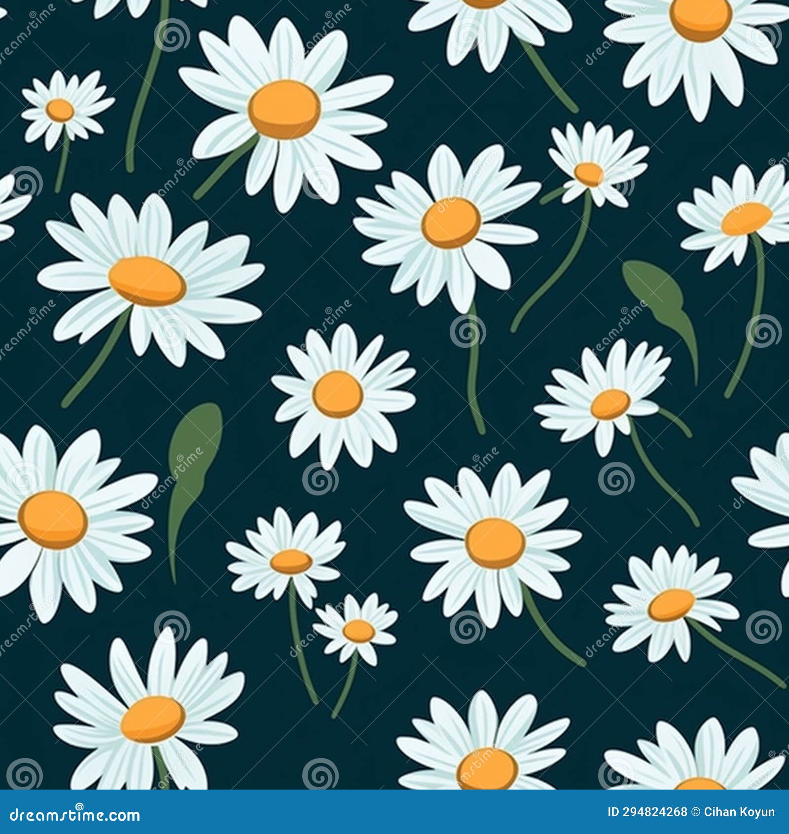 Flyer Design Daisy Graphic for Eye-catching Attention Stock ...