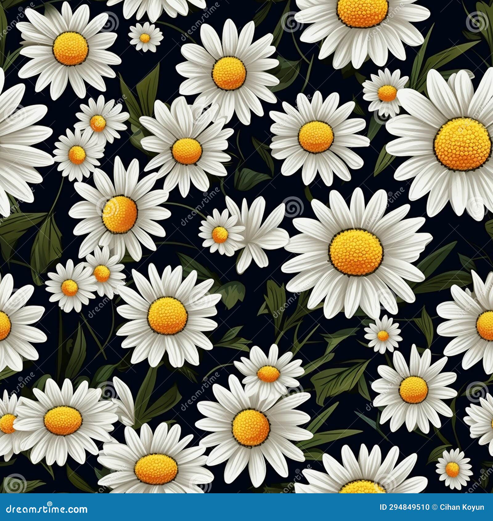 Flyer Design Daisy Graphic for Eye-catching Attention Stock ...