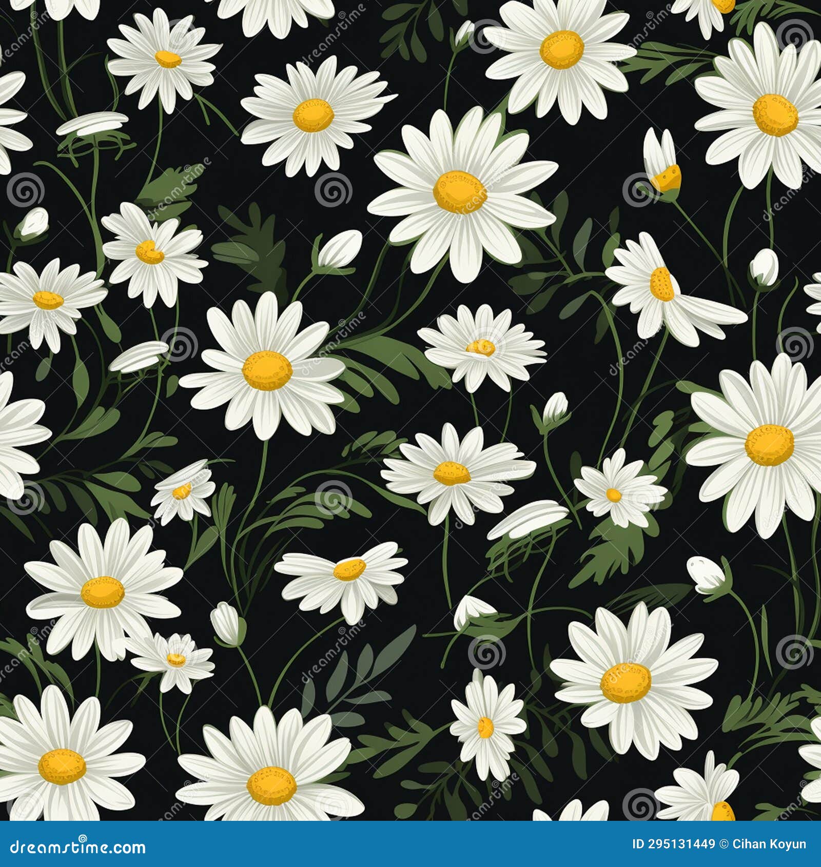 Flyer Design Daisy Graphic for Eye-catching Attention Stock ...