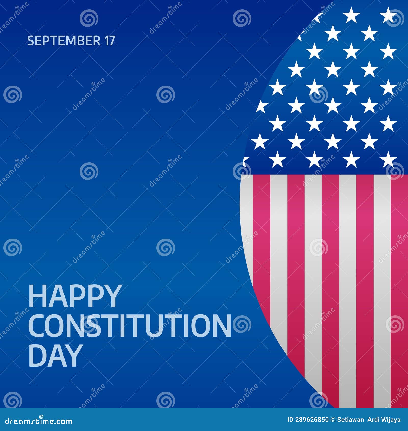 Flyer Design, Flat Artwork, and a Vector Graphic of Constitution Day ...
