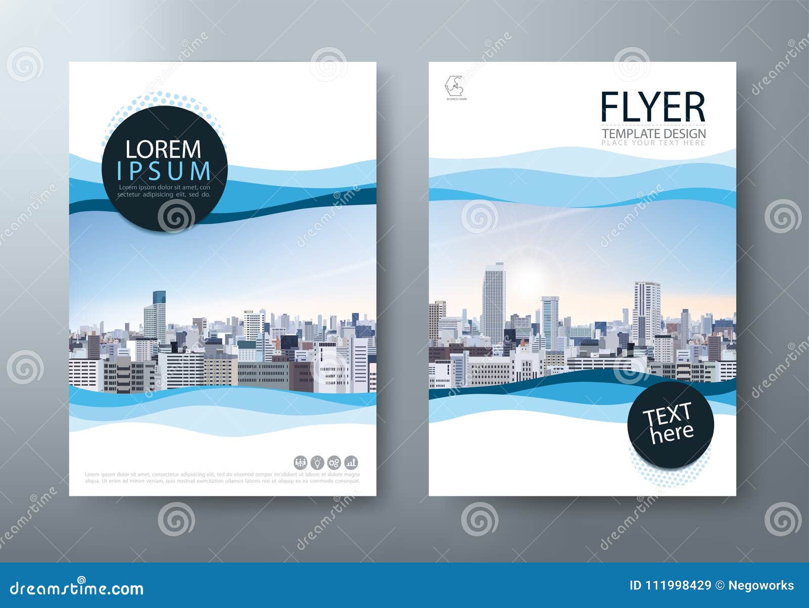 Flyer Design, Leaflet, Book Cover Template Vector. Stock Vector ...