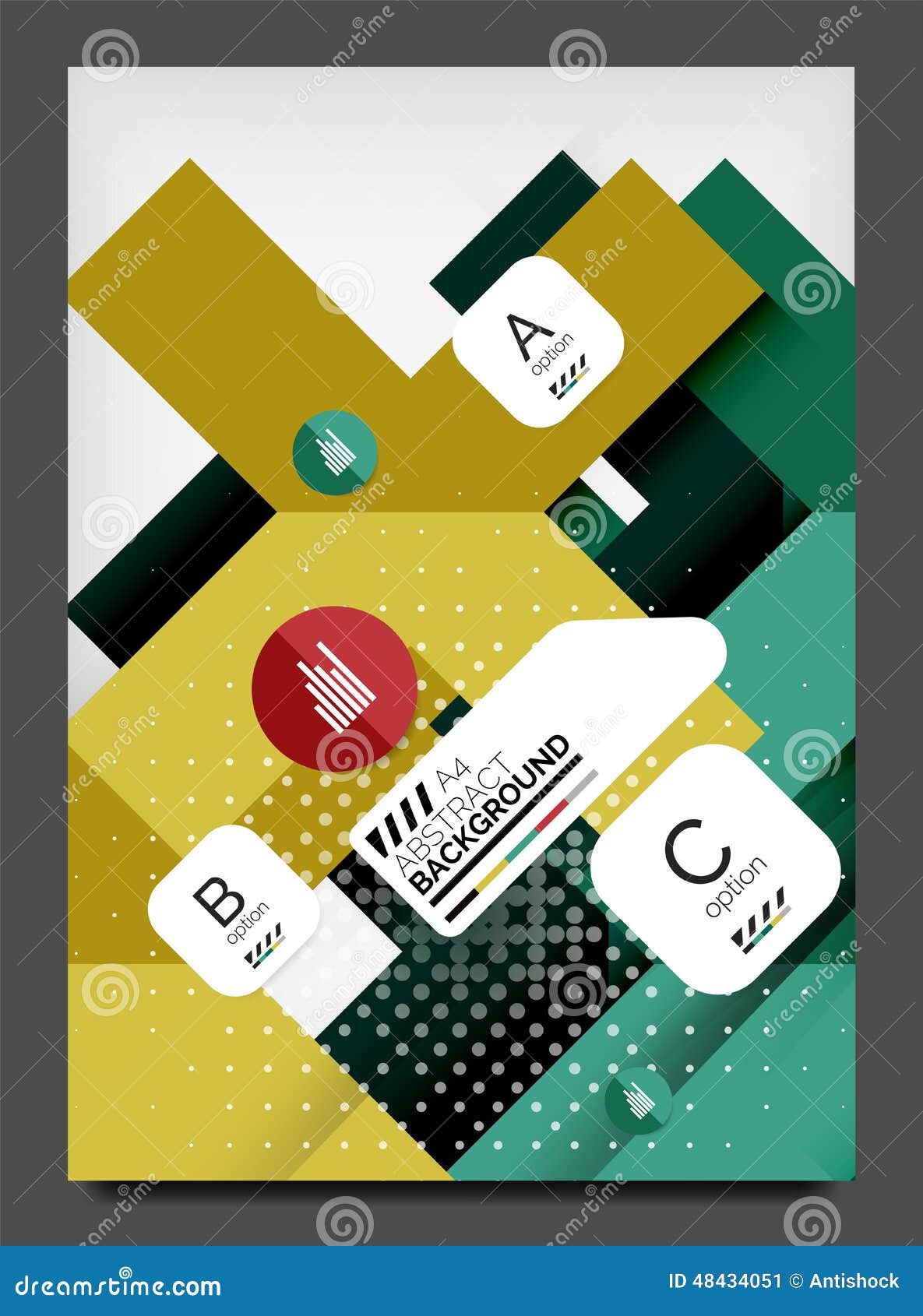 Flyer Design Template, Business Web Layout Stock Vector - Illustration ...