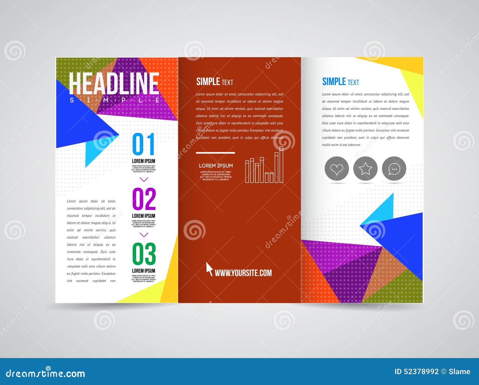 Flyer design template stock vector. Illustration of flyer - 52378992