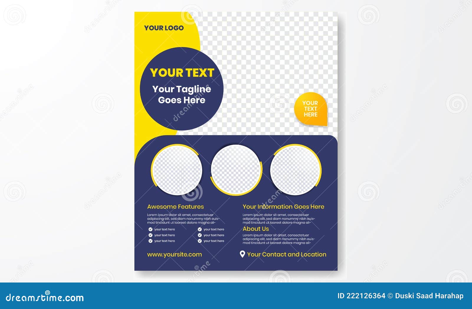 Flyer Graphic Design Template. for Promotion, Advertisement, and Sales ...