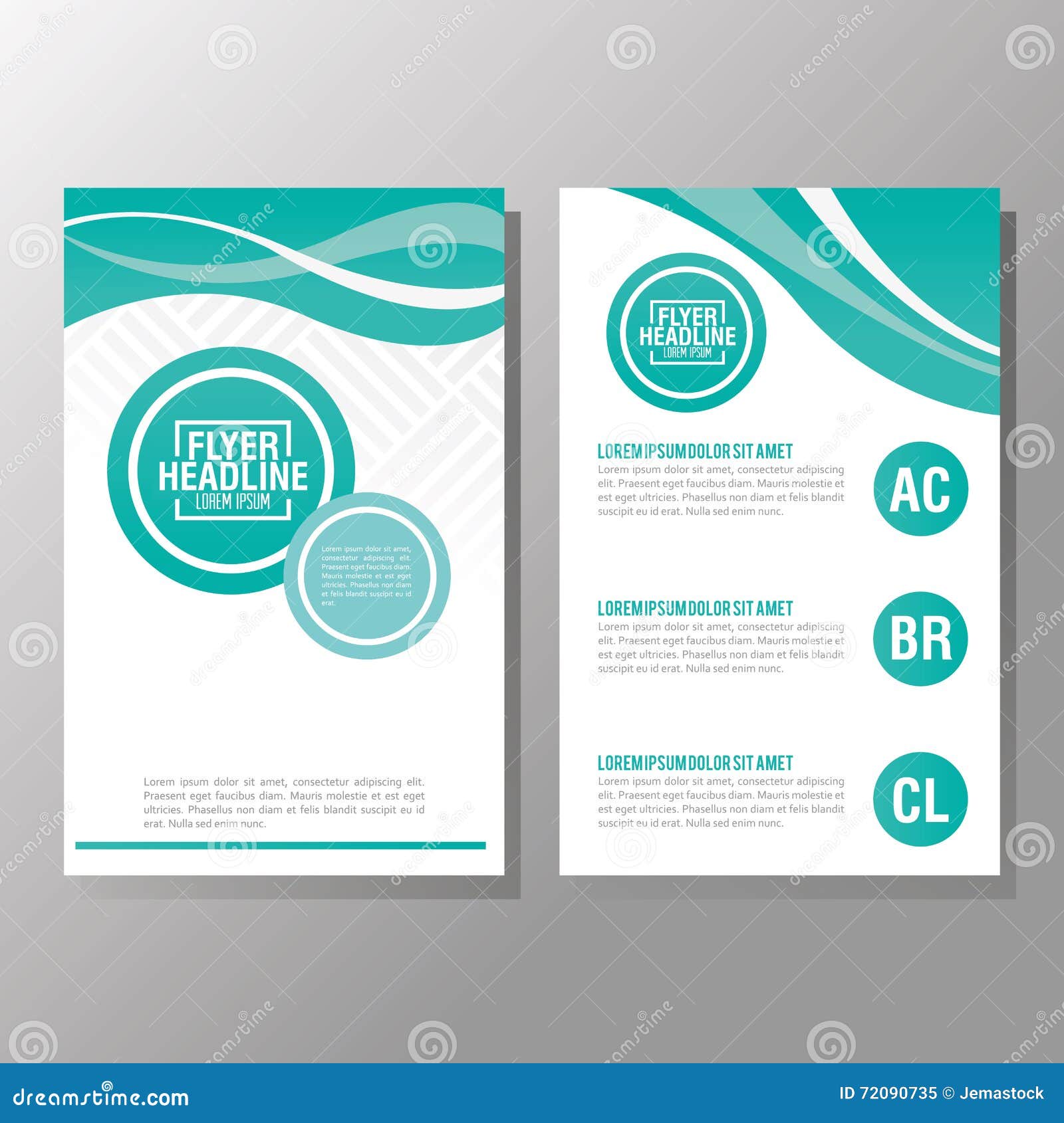 Flyer Headline Design. Paper Icon. Colorful Design Stock Vector ... Flyer Headline Design. Paper Icon. Colorful Design Stock Vector ...