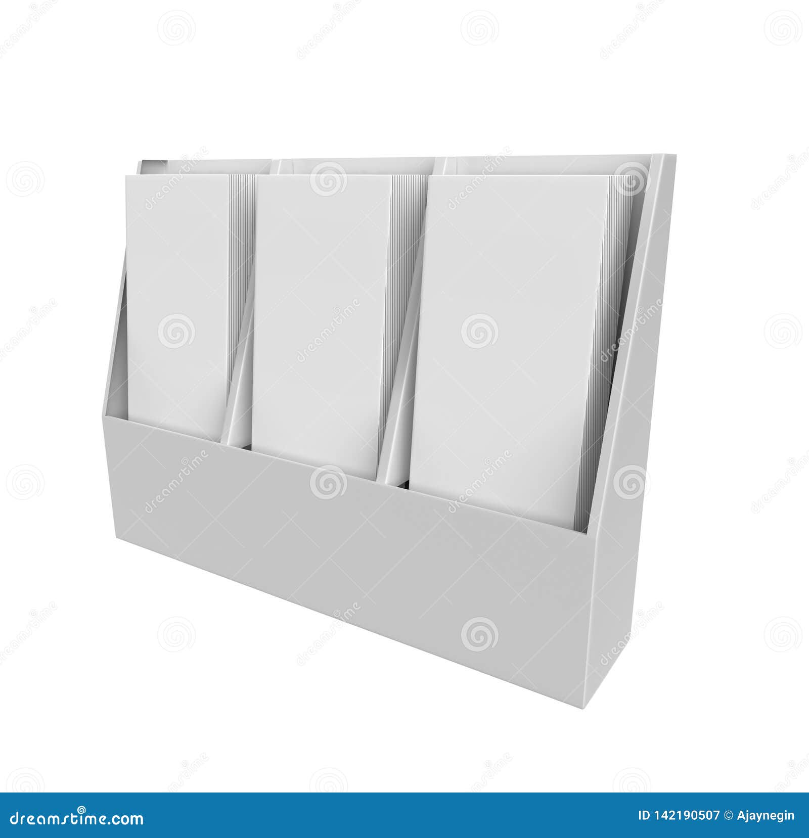 Flyer holder stock illustration. Illustration of commercial - 142190507