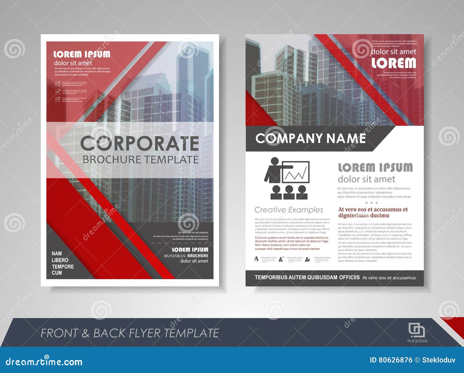 Flyer layout stock vector. Illustration of card, banner - 80626876