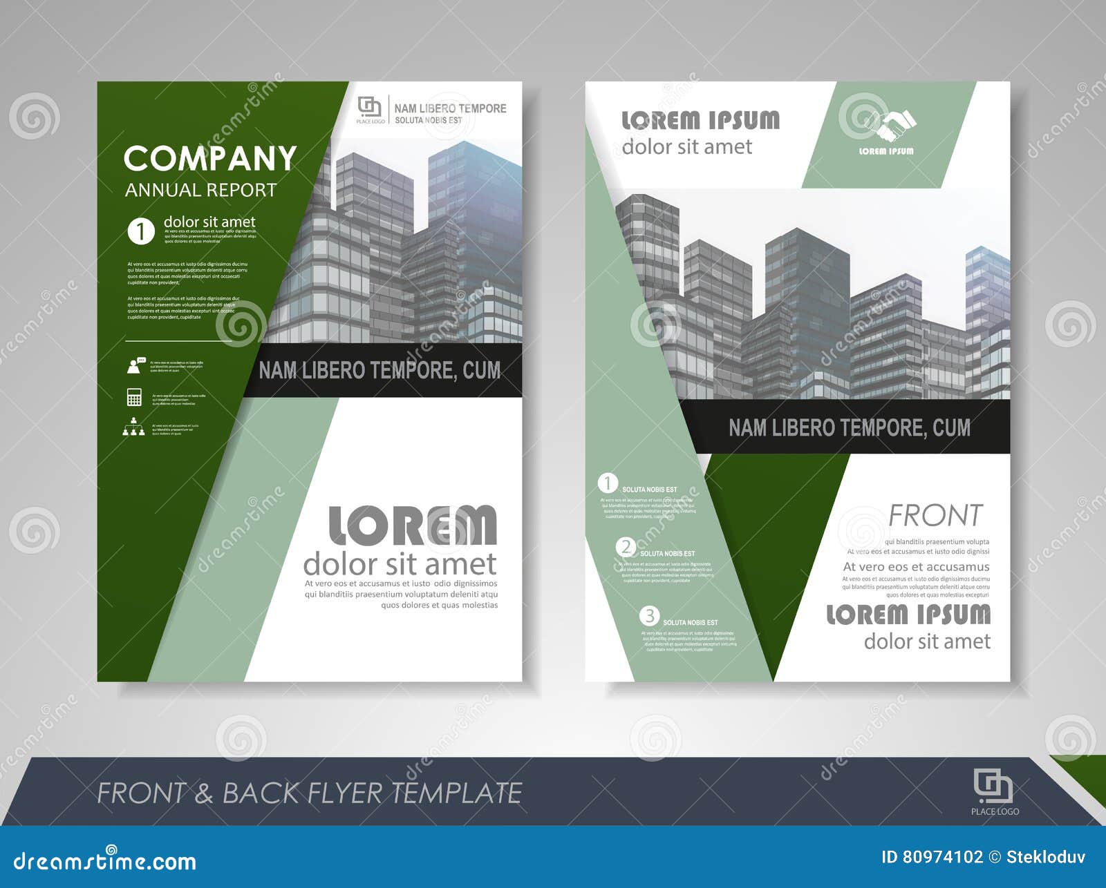 Flyer layout stock vector. Illustration of modern, business - 80974102