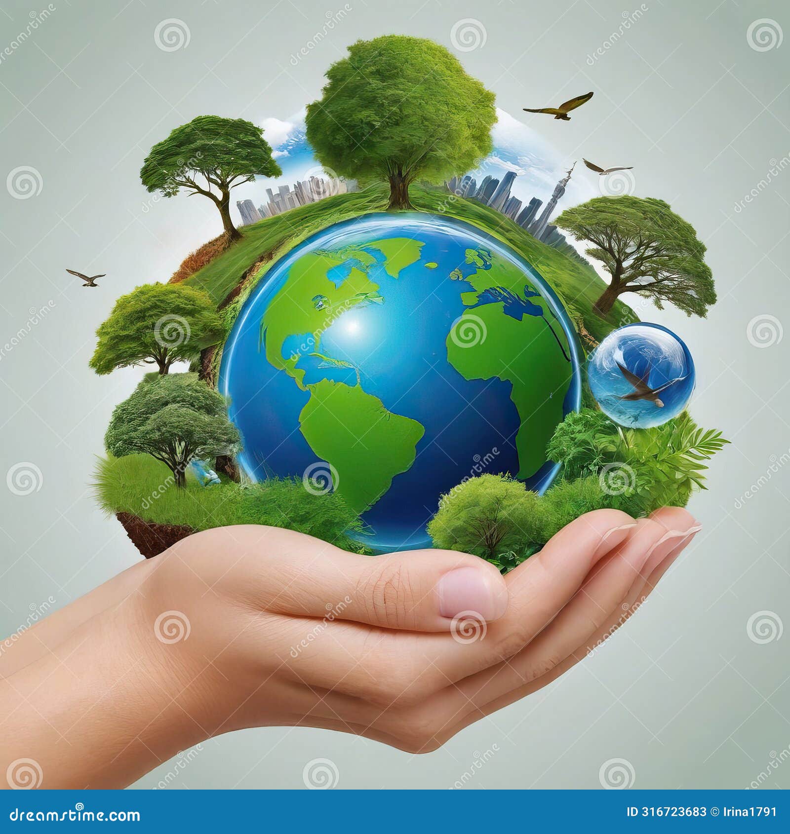 Flyer Layout on the Topic of Protecting the Environment and Planet ...