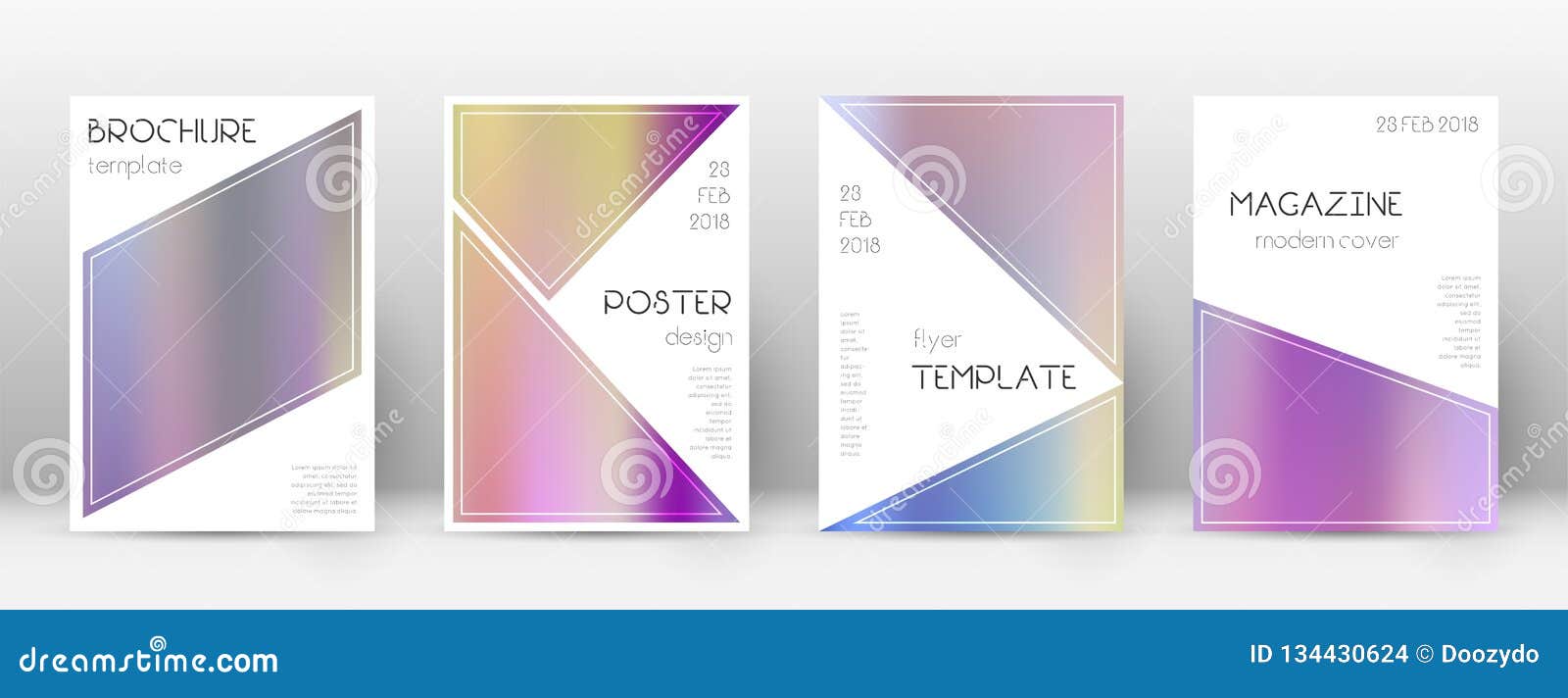 Flyer Layout. Triangle Uncommon Template for Broch Stock Vector ... Flyer Layout. Triangle Uncommon Template for Broch Stock Vector ...