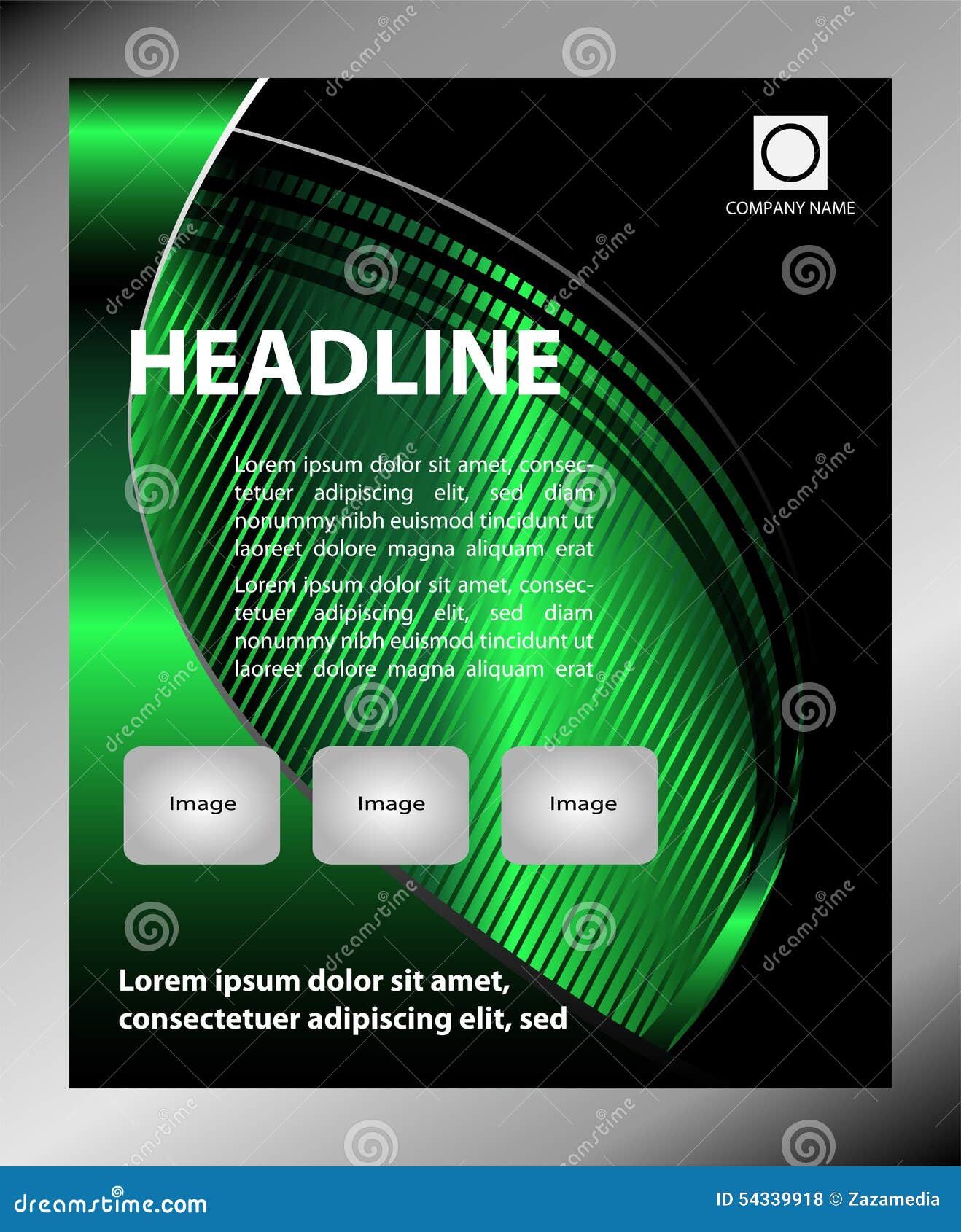 Flyer, Leaflet, Booklet Layout. Editable Design Template Vector ...