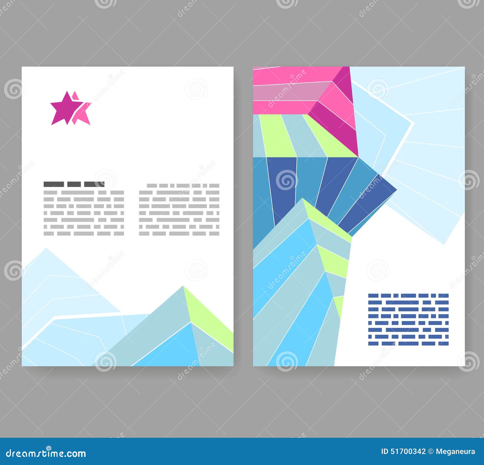 Flyer, Leaflet, Booklet Layout. Editable Design Template A4 Stock ...