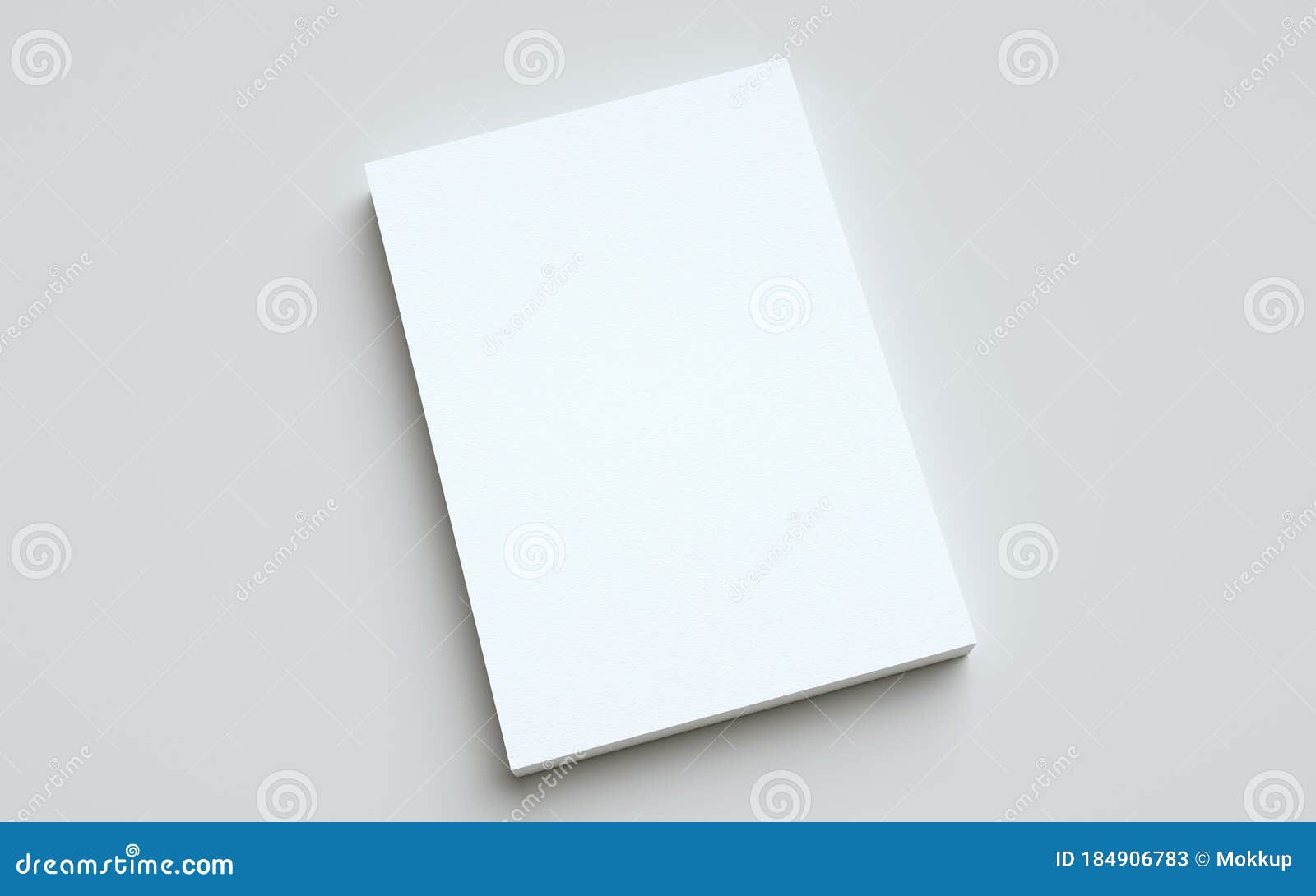 Stack Of DL Flyers Mockup Blank Paper For Design Presentation. White ...