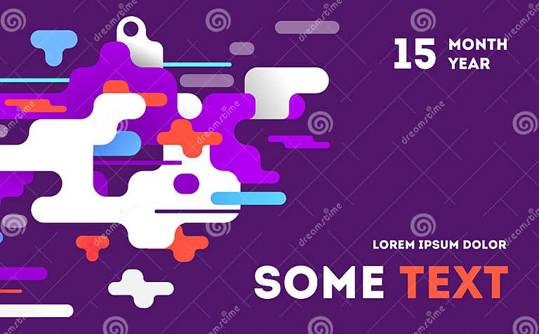 Flyer Minimalistic Flat Design. Modern Diagonal Abstract Background ...