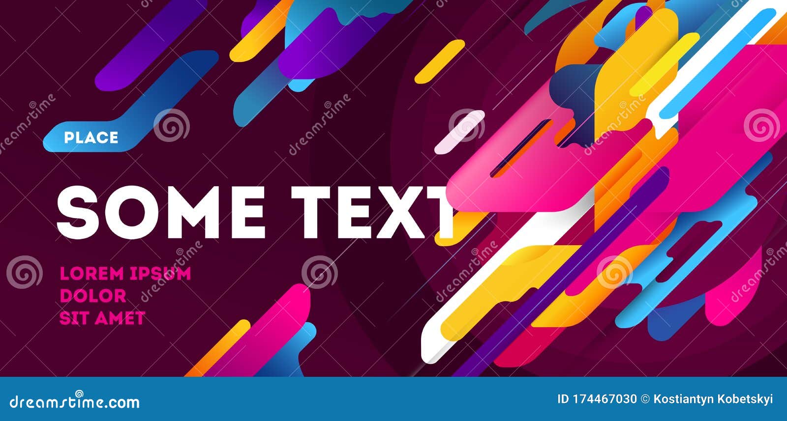 Flyer Minimalistic Flat Design. Modern Diagonal Abstract Background ...