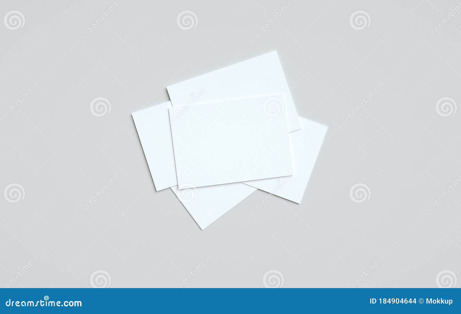 A6 Flyer / Postcard / Invitation Mock-Up - Multiple Flyers. 3D ...