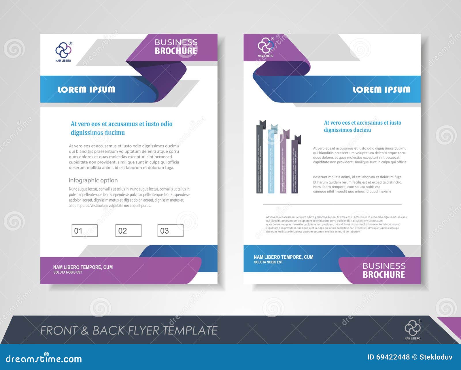 Flyer Presentation Template Stock Vector - Illustration of information ...