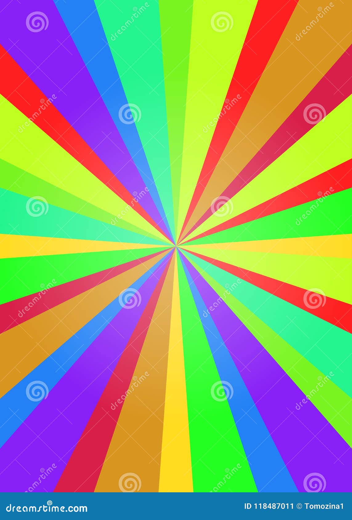 Flyer with rays stock vector. Illustration of design - 118487011