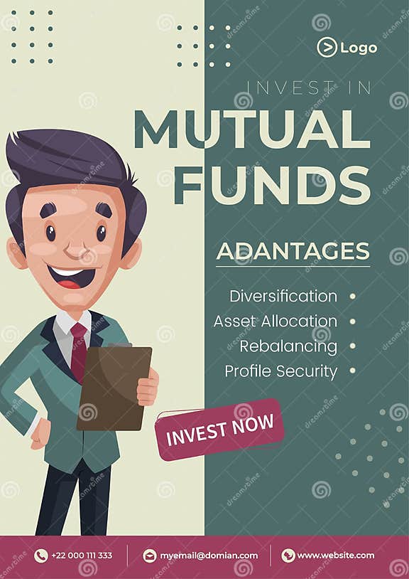 Flyer Design of Invest in Mutual Funds Template Stock Vector ...