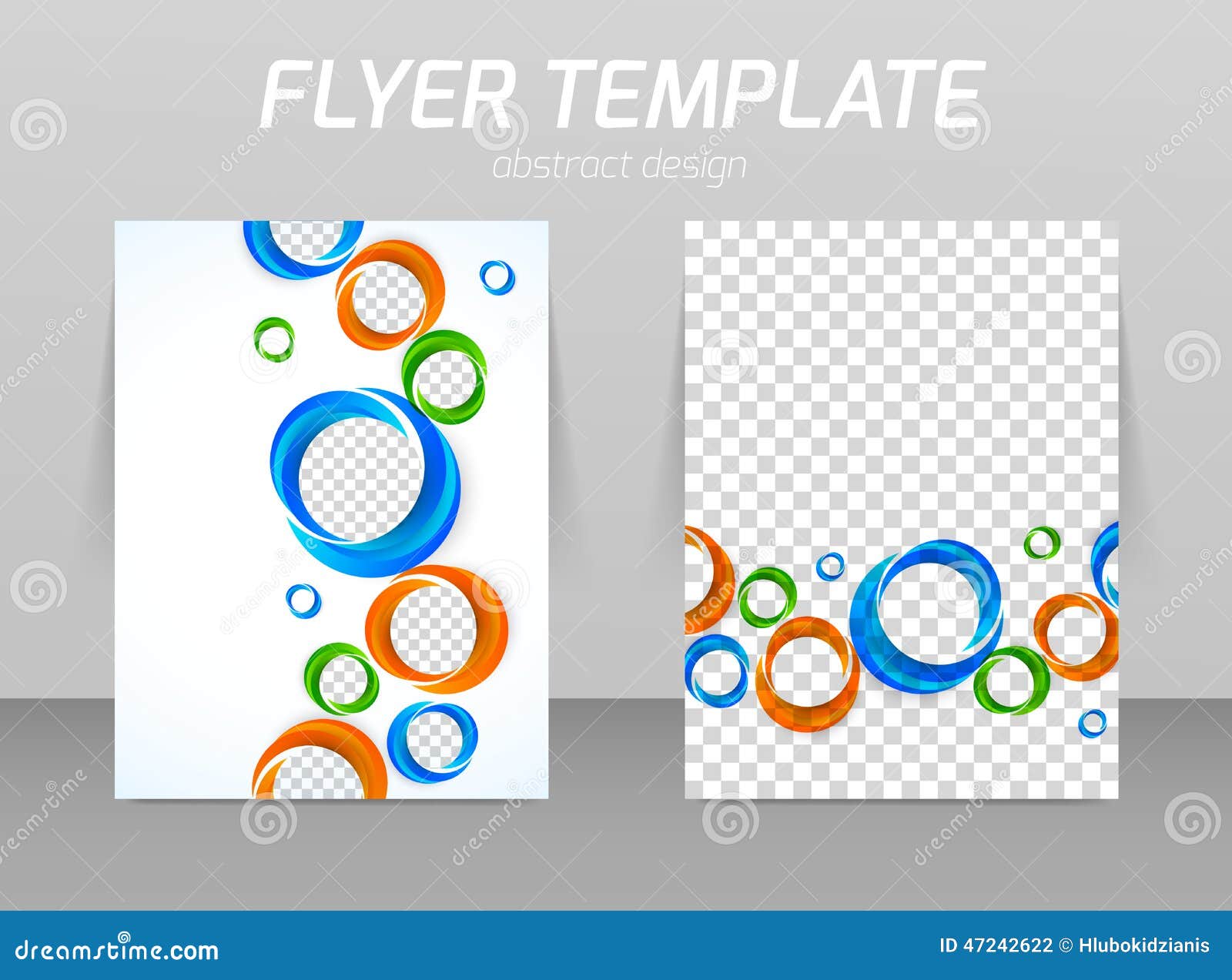 Flyer template stock vector. Illustration of colorful - 47242622
