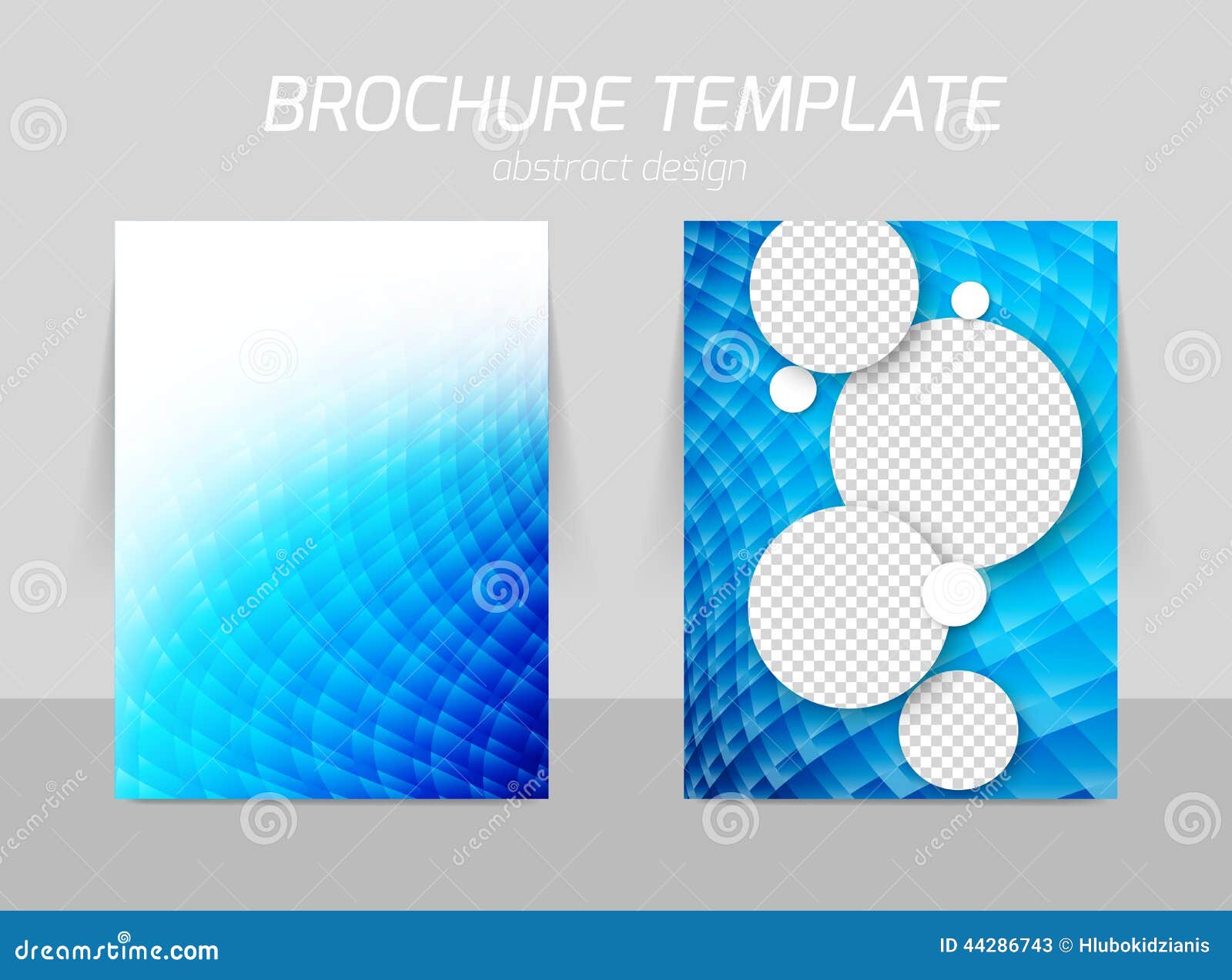 Flyer Template Back and Front Design Stock Vector - Illustration of ...