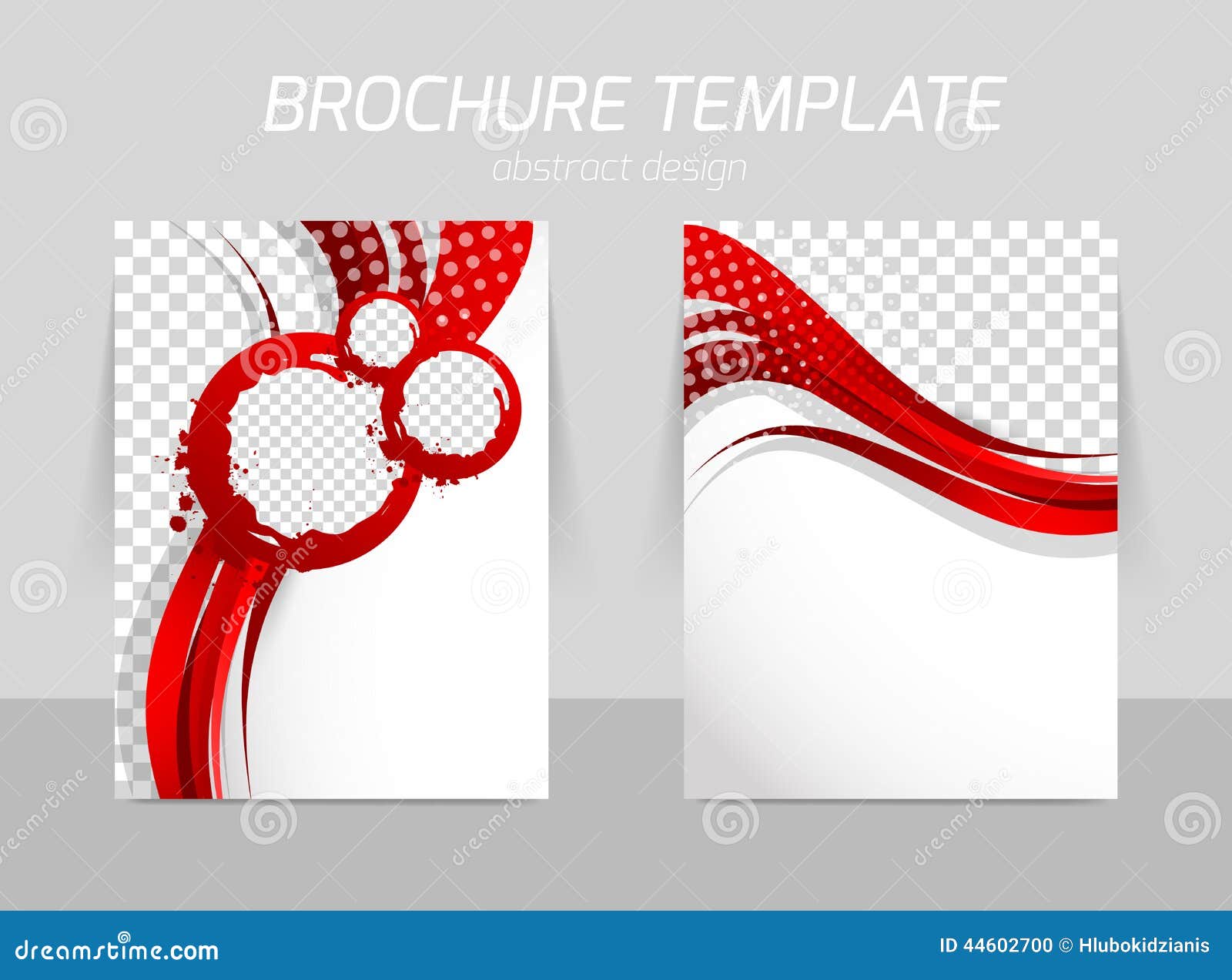 Flyer Template Back and Front Design Stock Vector - Illustration of ...