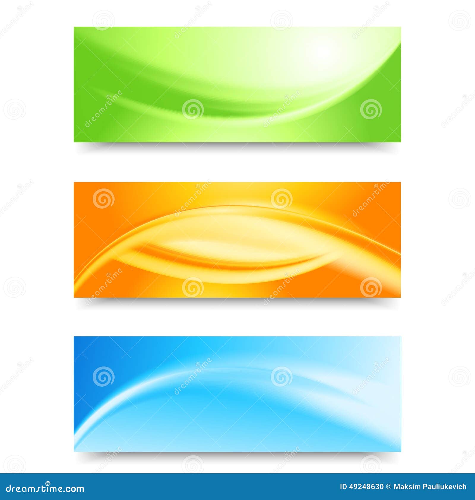 Flyer Template Header Design Stock Vector - Illustration of graphic ...