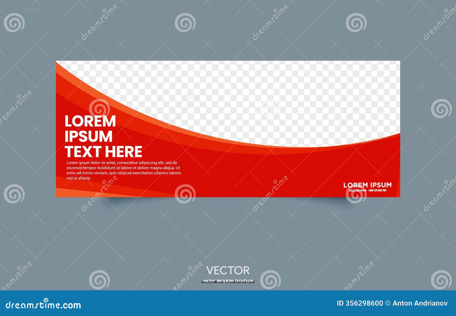 Flyer with Waves for Advertising. Banner, Leaflet. Stock Vector ...