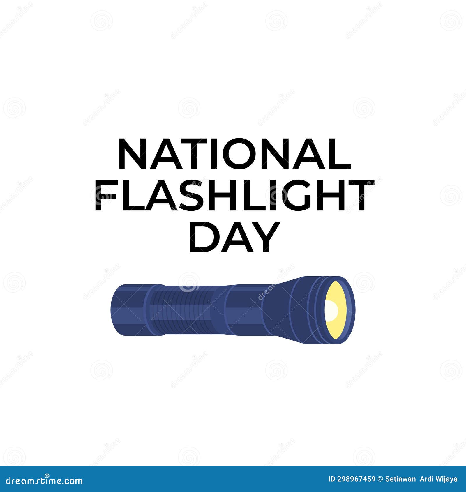 Flyers Honoring National Flashlight Day or Promoting Associated Events ...