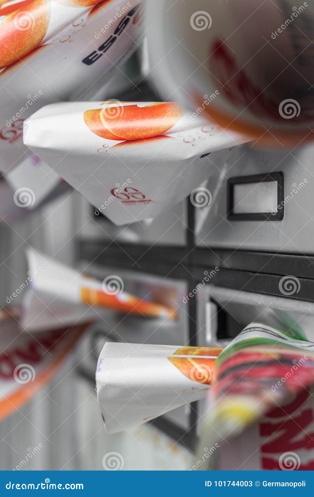 Flyers in mailboxes editorial stock photo. Image of letterbox - 101744003