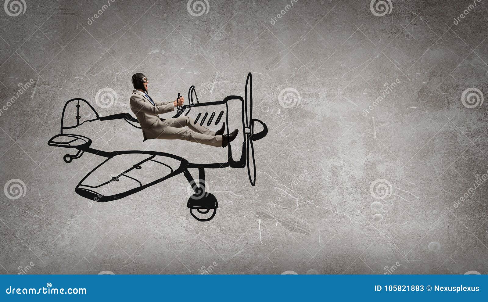 Flygare I Utdraget Flygplan Blandat Massmedia Fotografering för ...