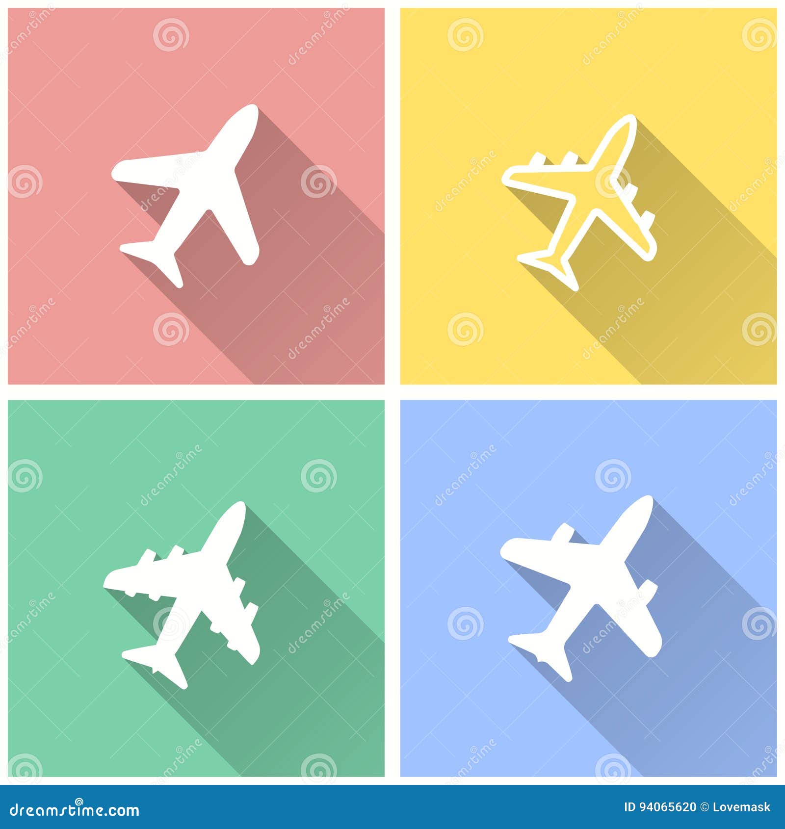 Flygplan - vektorsymbol vektor illustrationer. Illustration av last ...