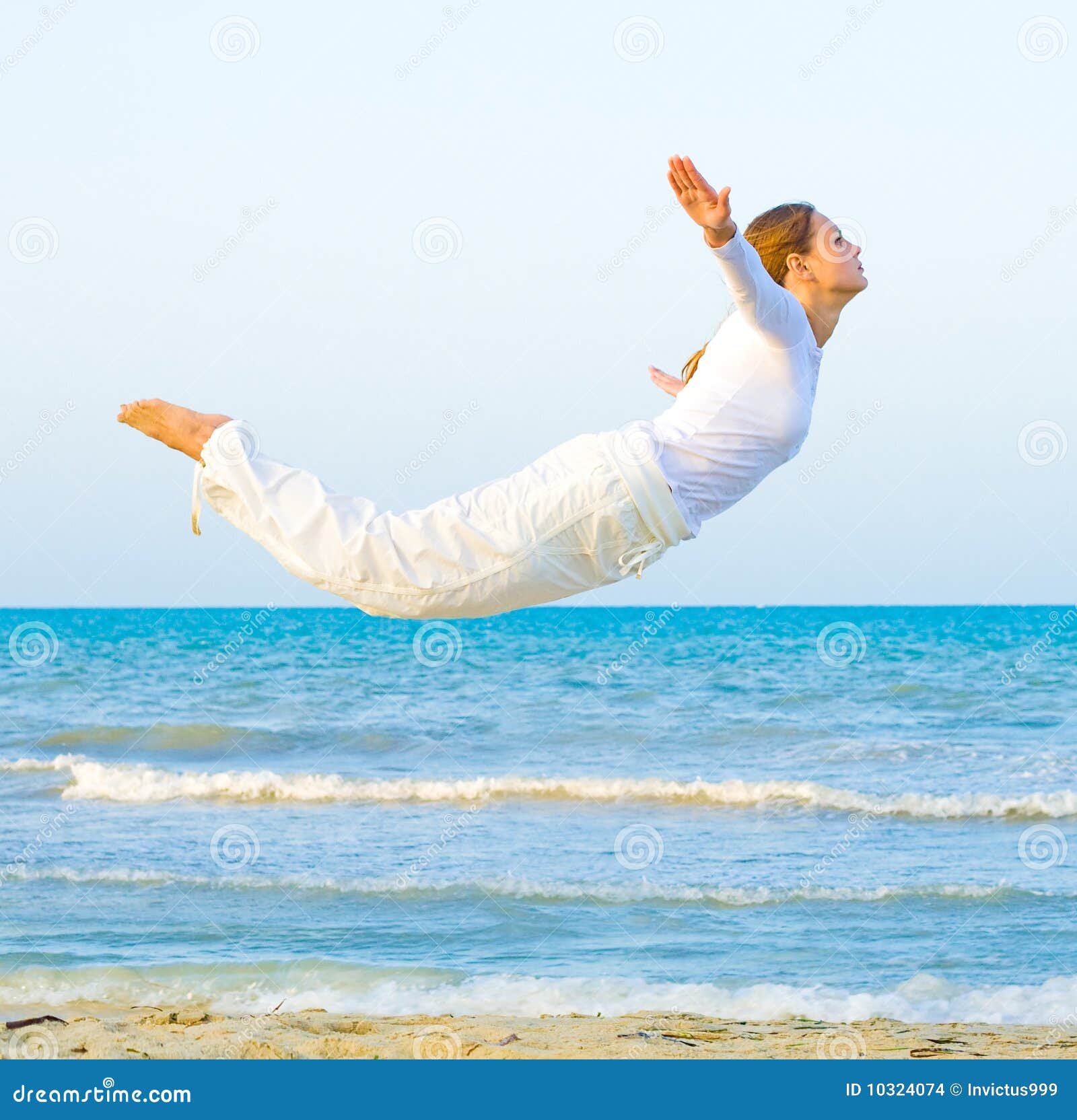 Flying stock photo. Image of female, beauty, white, summer - 10324074