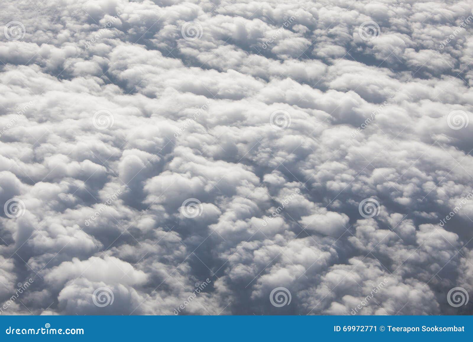 Flying above the clouds stock image. Image of sunny, airplane - 69972771