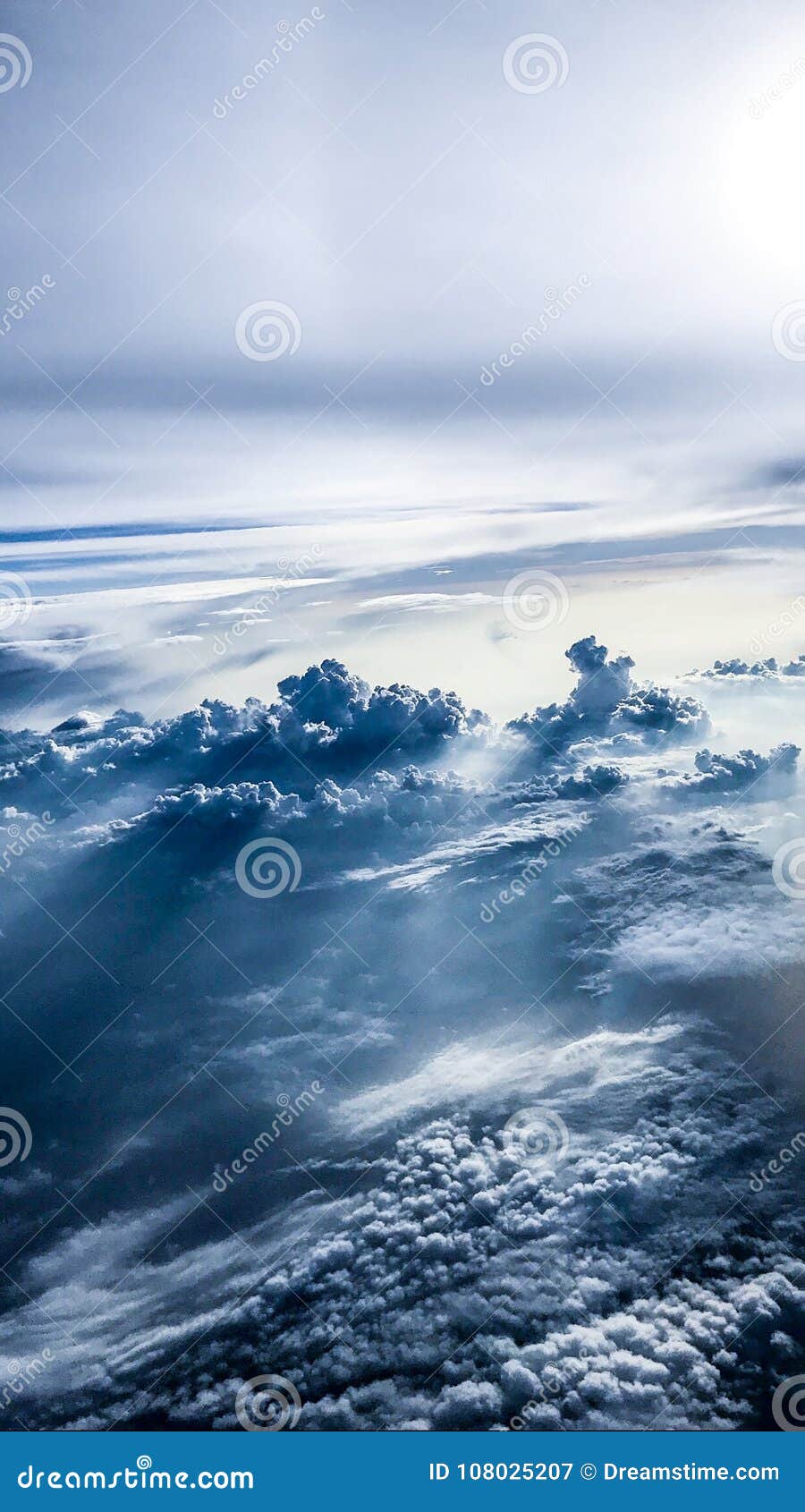 Flying above the clouds stock image. Image of flight - 108025207