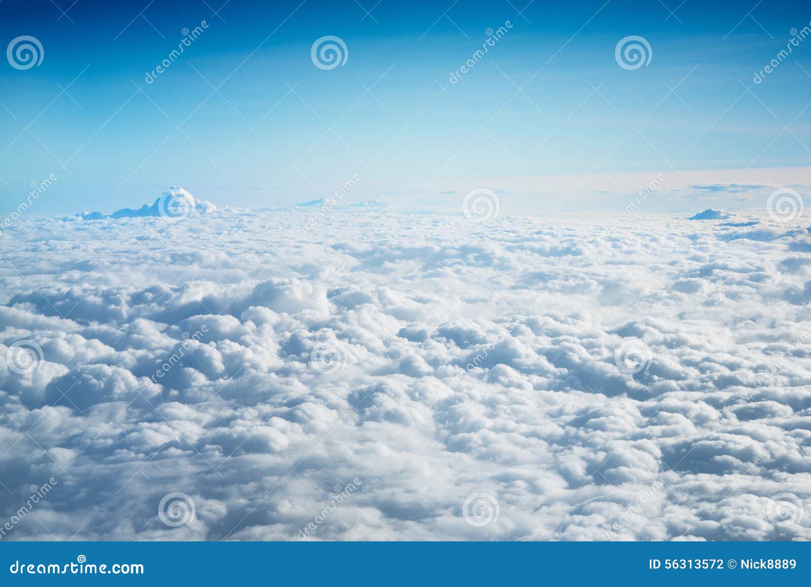 Flying above the clouds stock photo. Image of space, natural - 56313572
